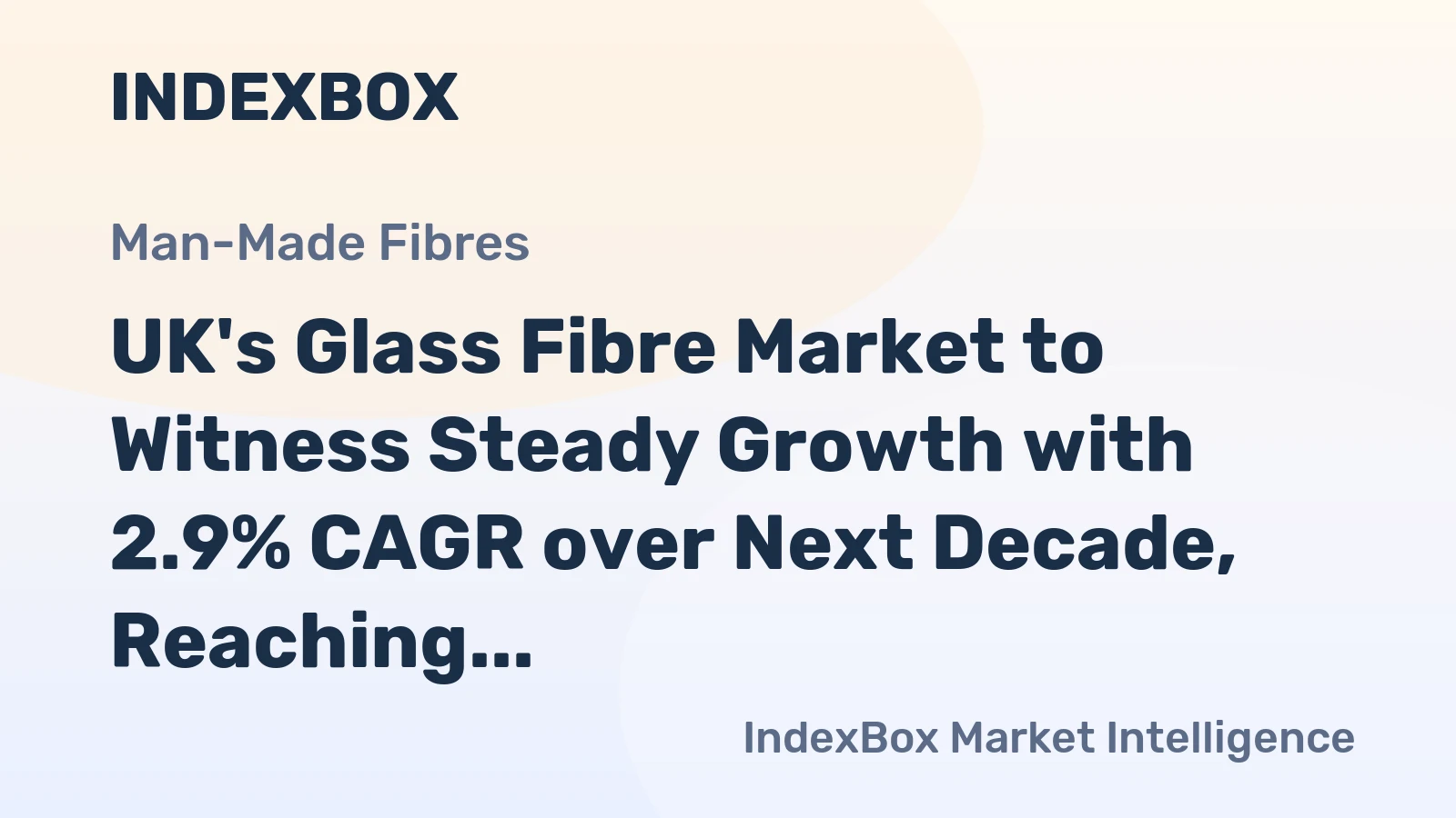 UK's Glass Fibre Market to Witness Steady Growth with 2.9% CAGR over Next Decade, Reaching $339M by 2035