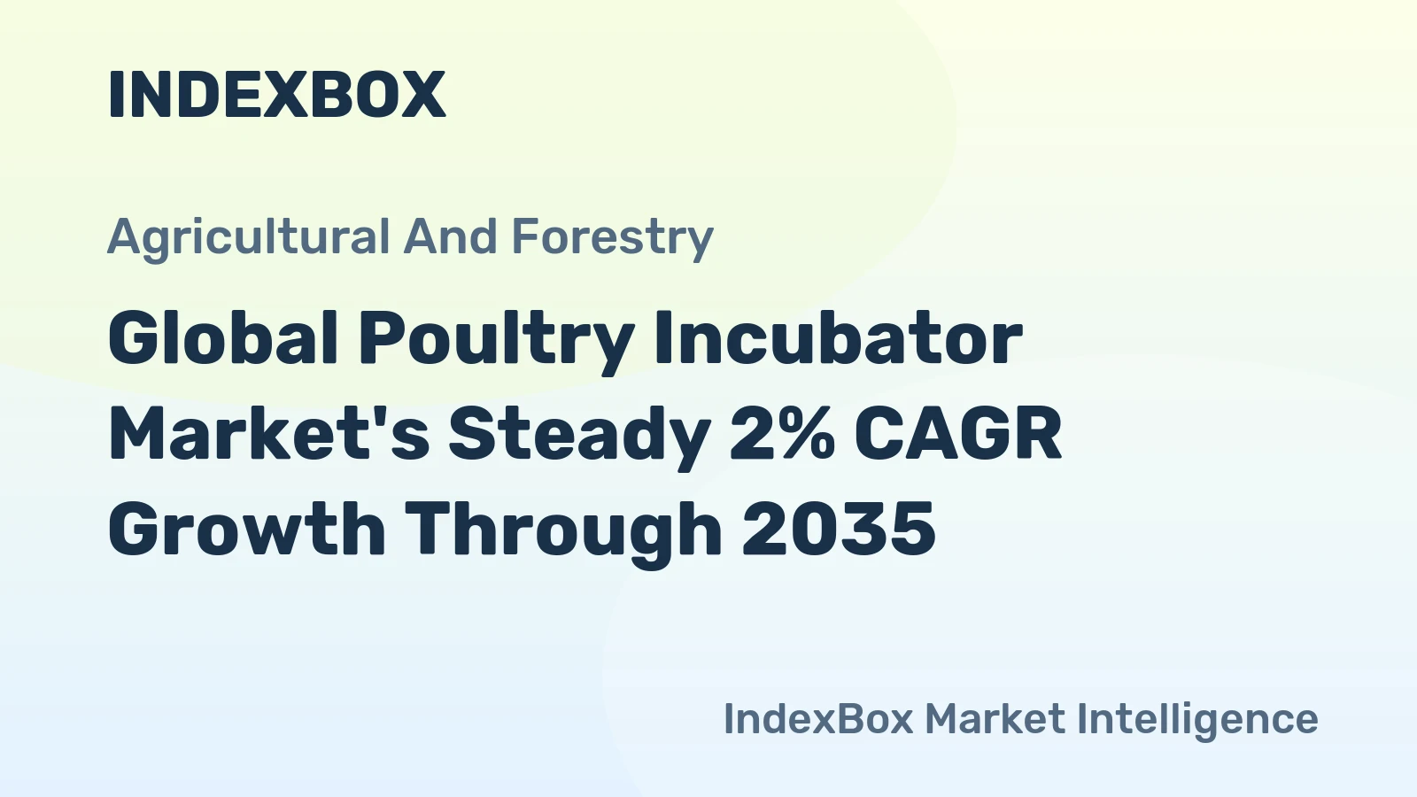 Global Poultry Incubator Market's Steady 2% CAGR Growth Through 2035