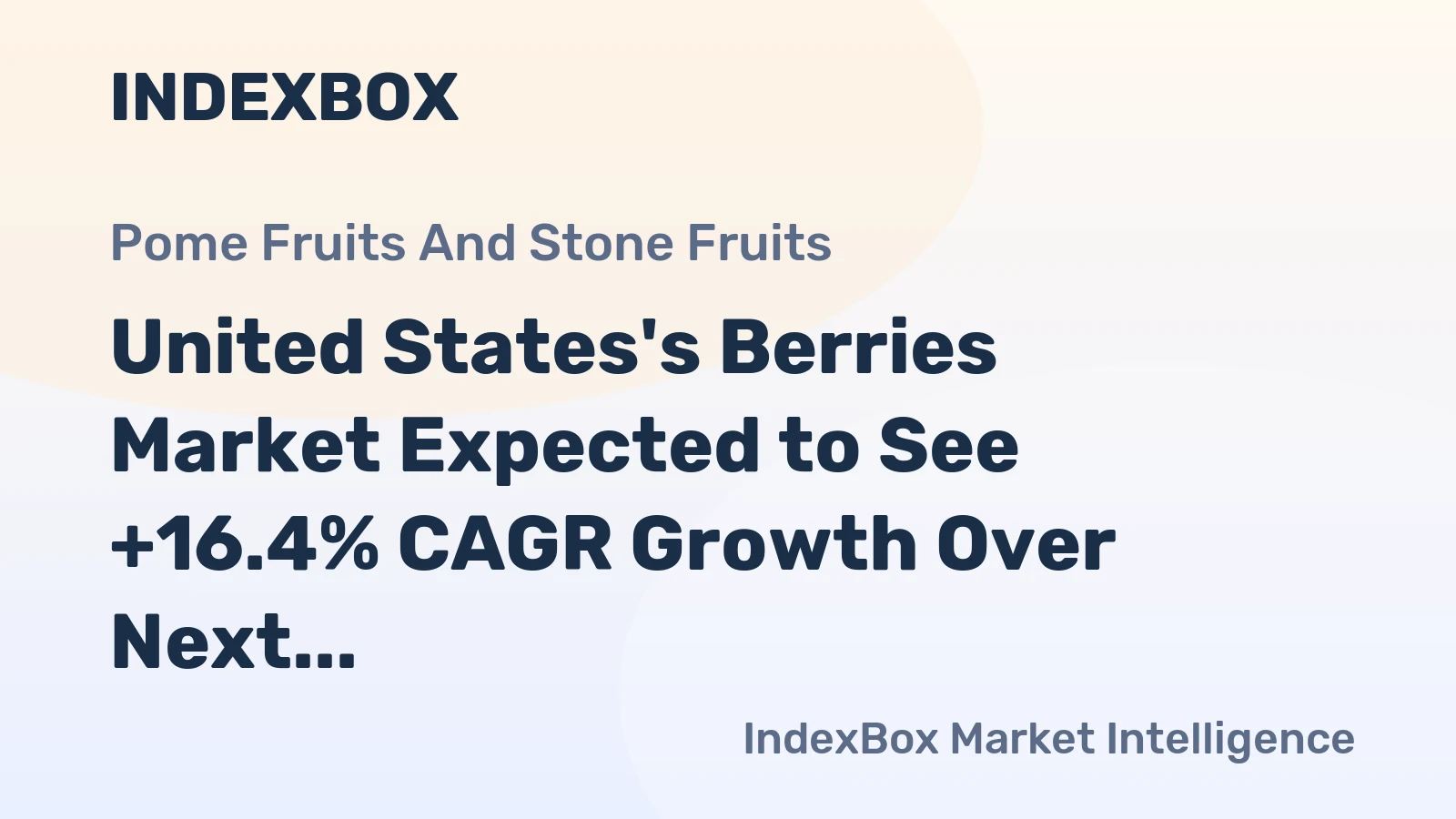 United States's Berries Market Expected to See +16.4% CAGR Growth Over Next Decade