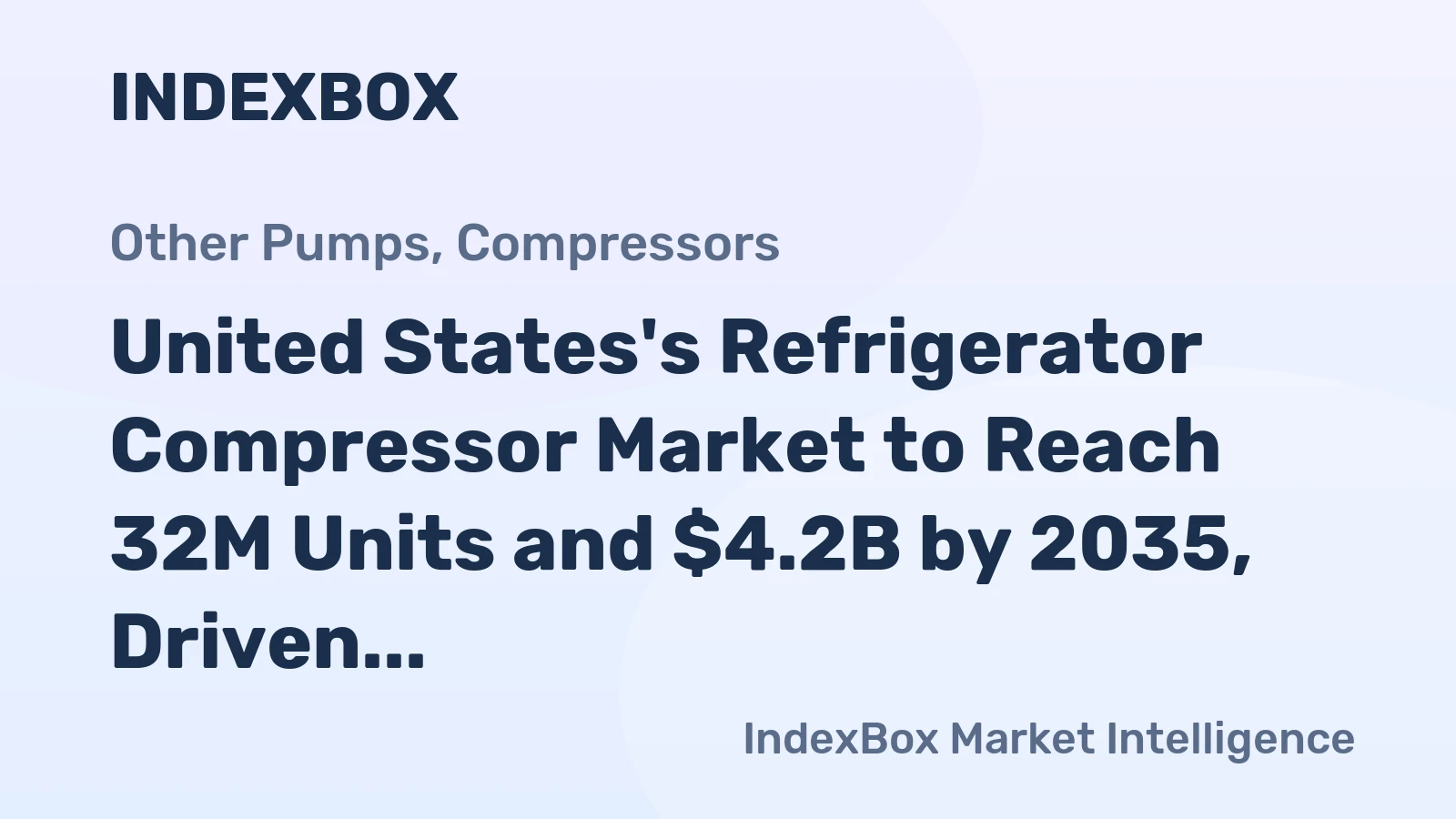 United States's Refrigerator Compressor Market to Reach 32M Units and $4.2B by 2035, Driven by Rising Demand