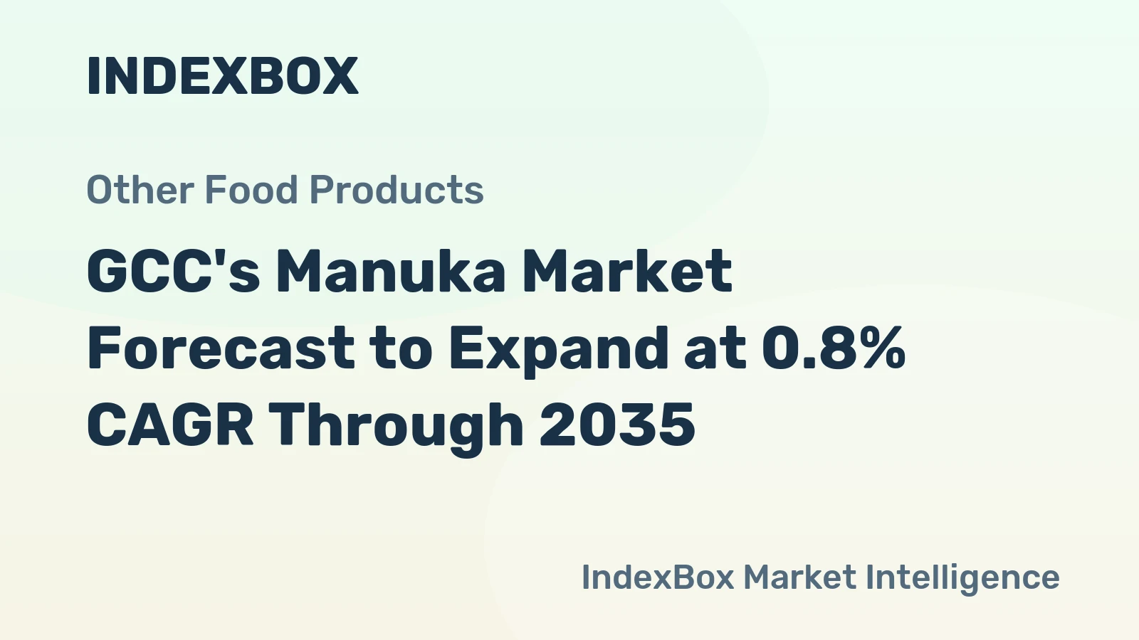 GCC's Manuka Market Forecast to Expand at 0.8% CAGR Through 2035