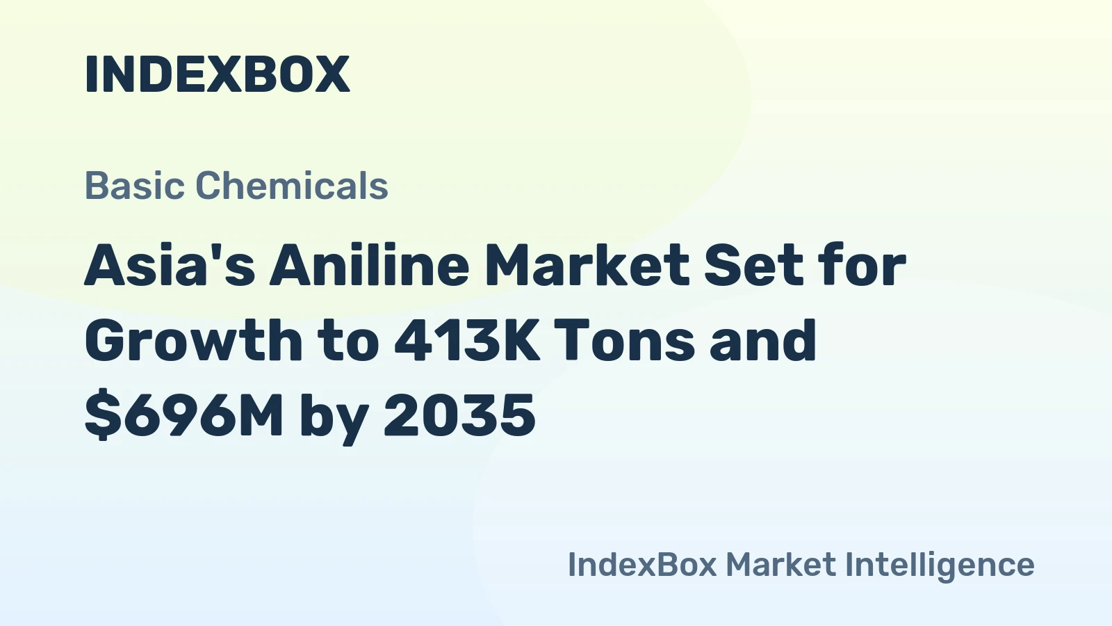 Asia's Aniline Market Set for Growth to 413K Tons and $696M by 2035