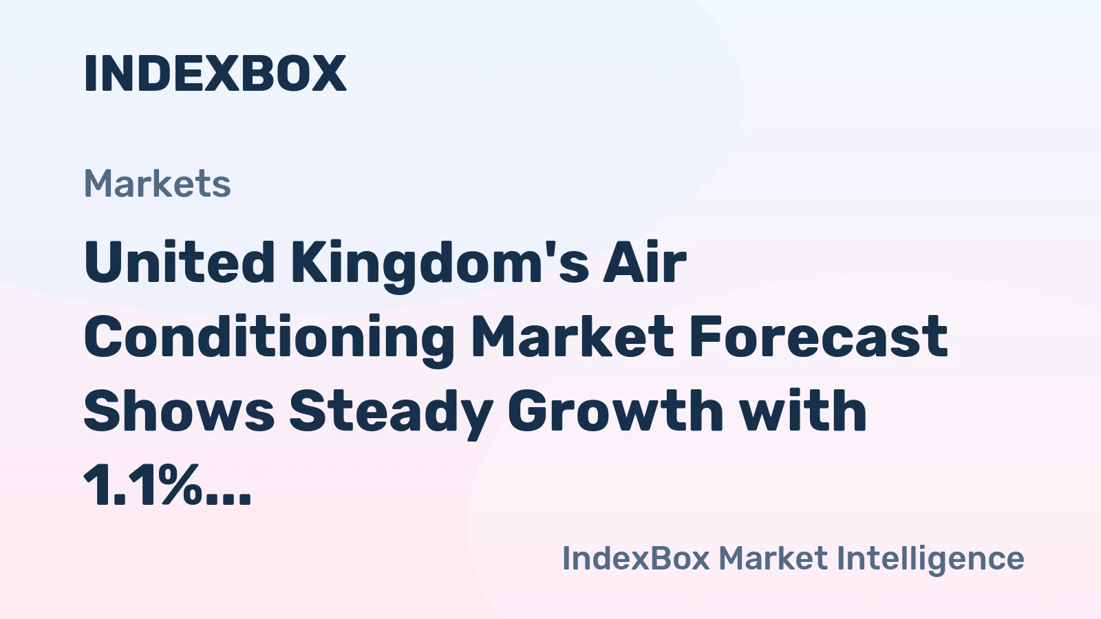 United Kingdom's Air Conditioning Market Forecast Shows Steady Growth with 1.1% CAGR in Value Terms
