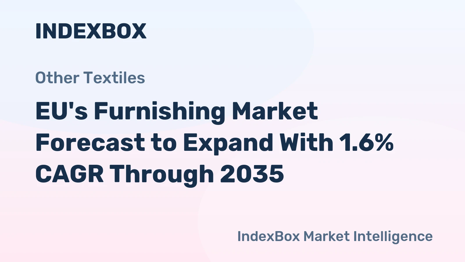 EU's Furnishing Market Forecast to Expand With 1.6% CAGR Through 2035