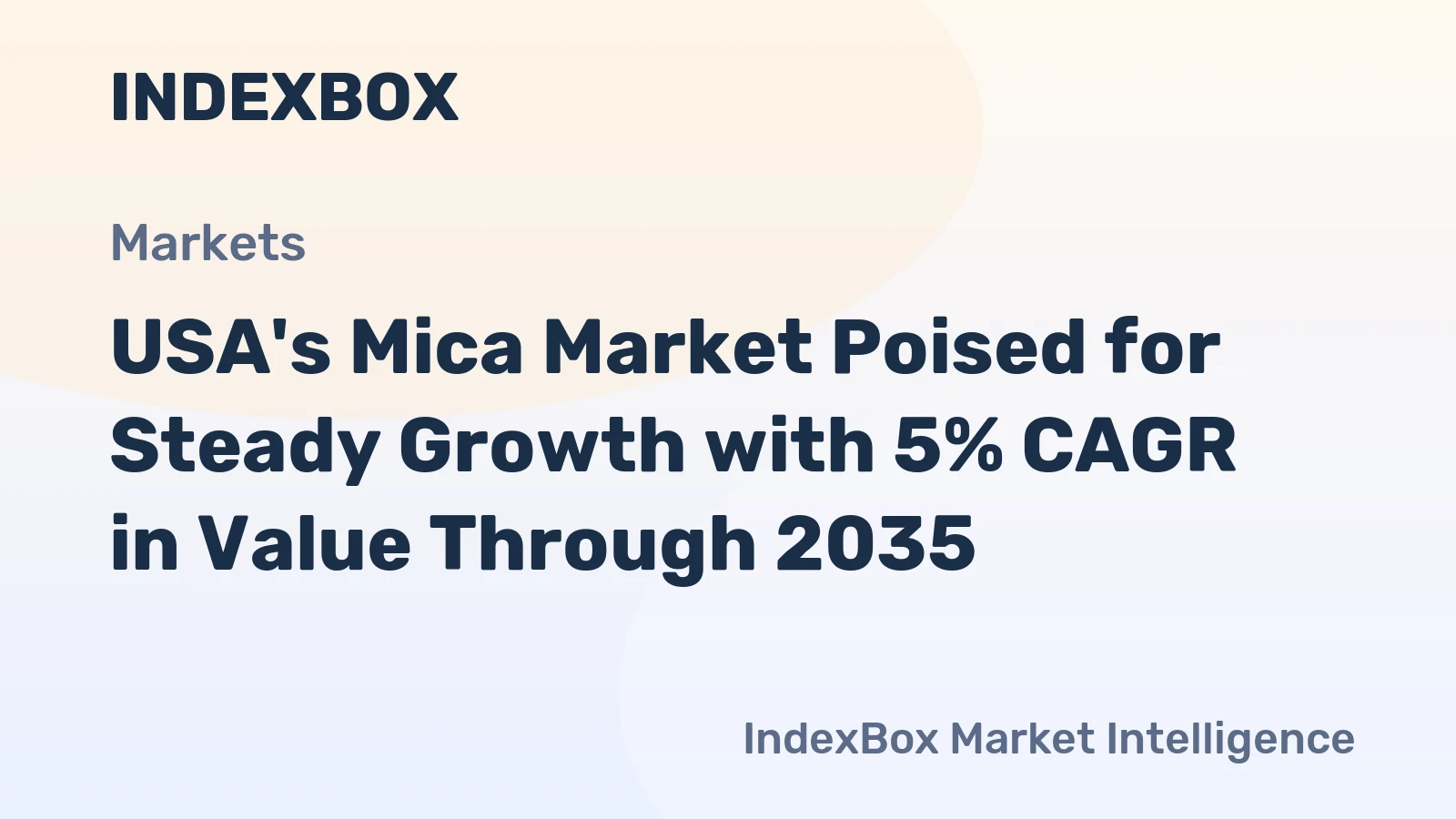 USA's Mica Market Poised for Steady Growth with 5% CAGR in Value Through 2035