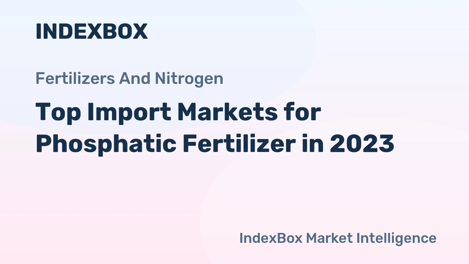 Top Import Markets for Phosphatic Fertilizer in 2023