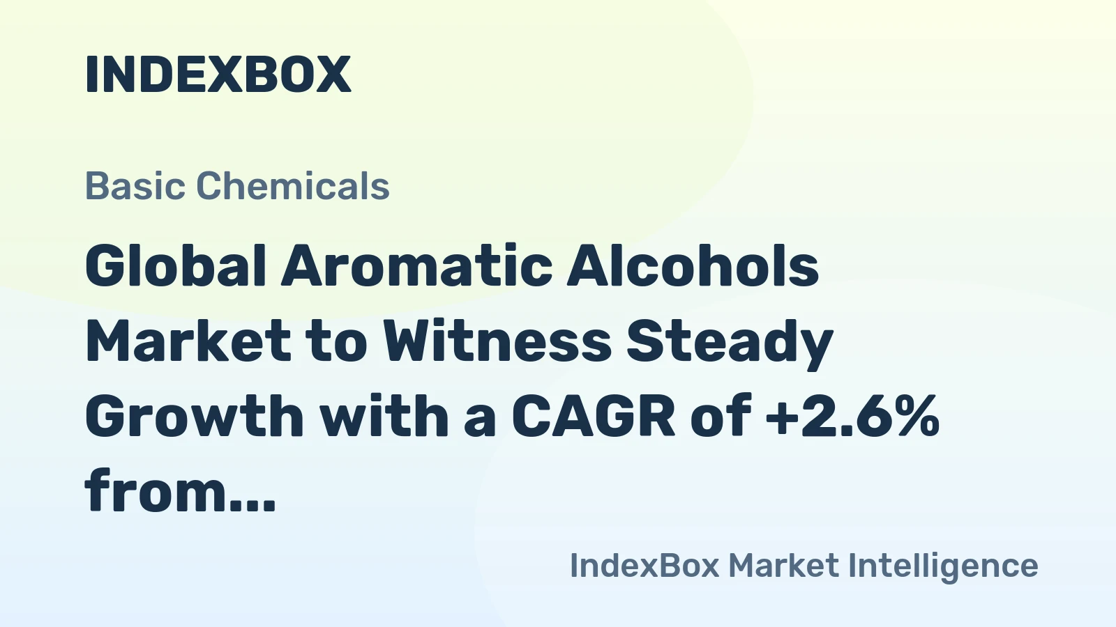 Global Aromatic Alcohols Market to Witness Steady Growth with a CAGR of +2.6% from 2024 to 2035