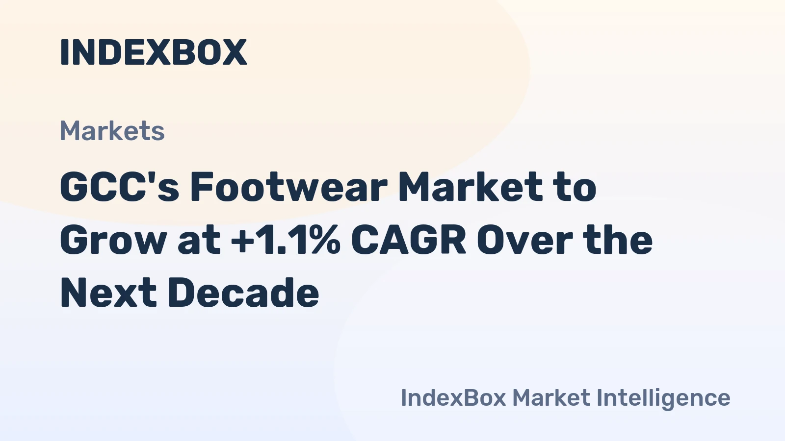 GCC's Footwear Market to Grow at +1.1% CAGR Over the Next Decade