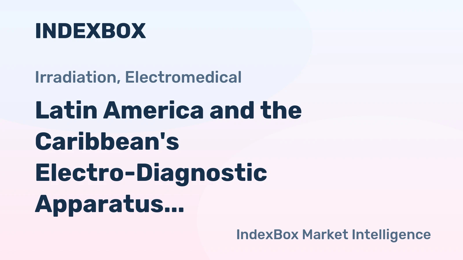 Latin America and the Caribbean's Electro-Diagnostic Apparatus Market to Grow at a CAGR of +1.2% from 2024 to 2035