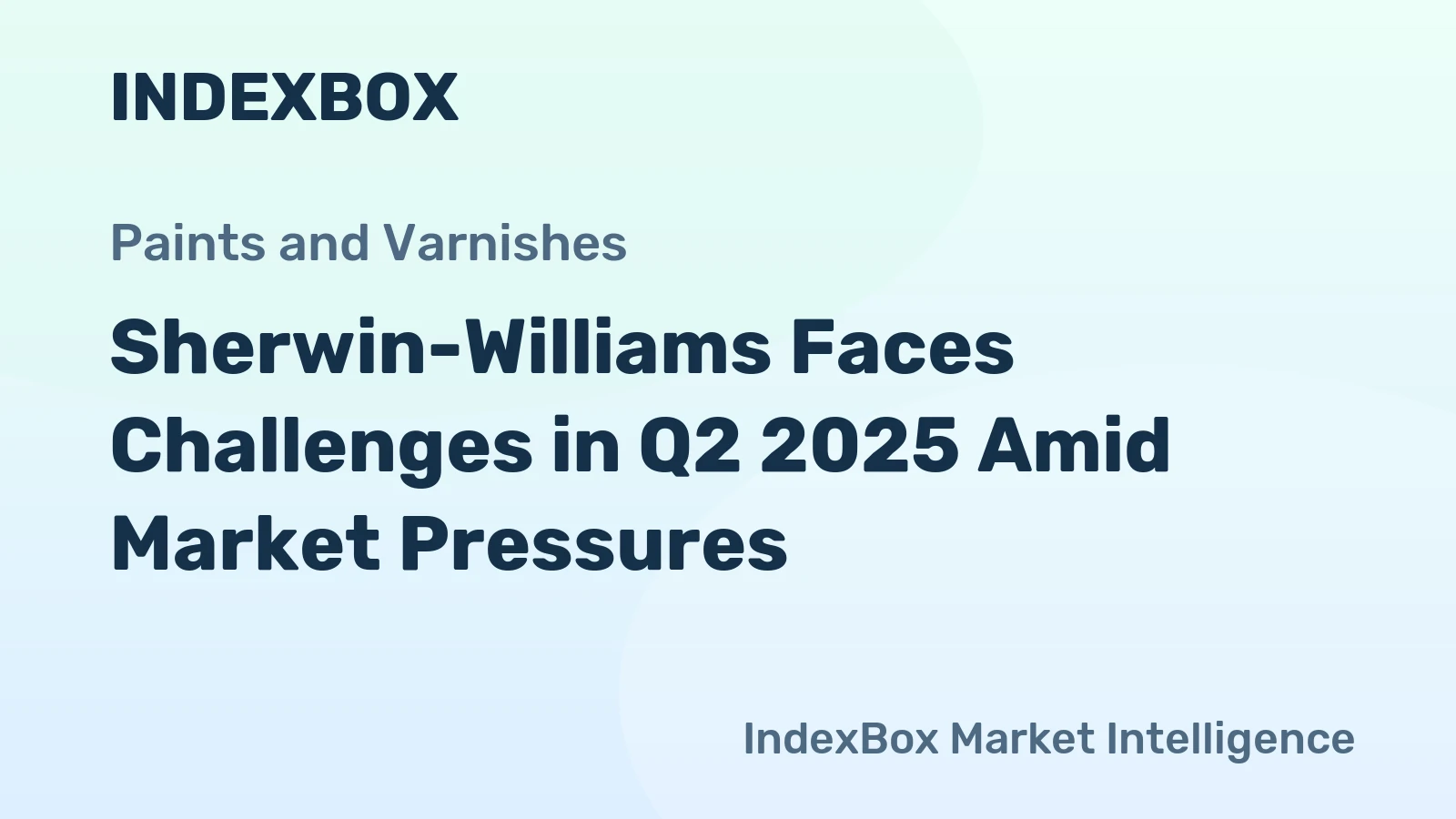 Sherwin-Williams Faces Challenges in Q2 2025 Amid Market Pressures