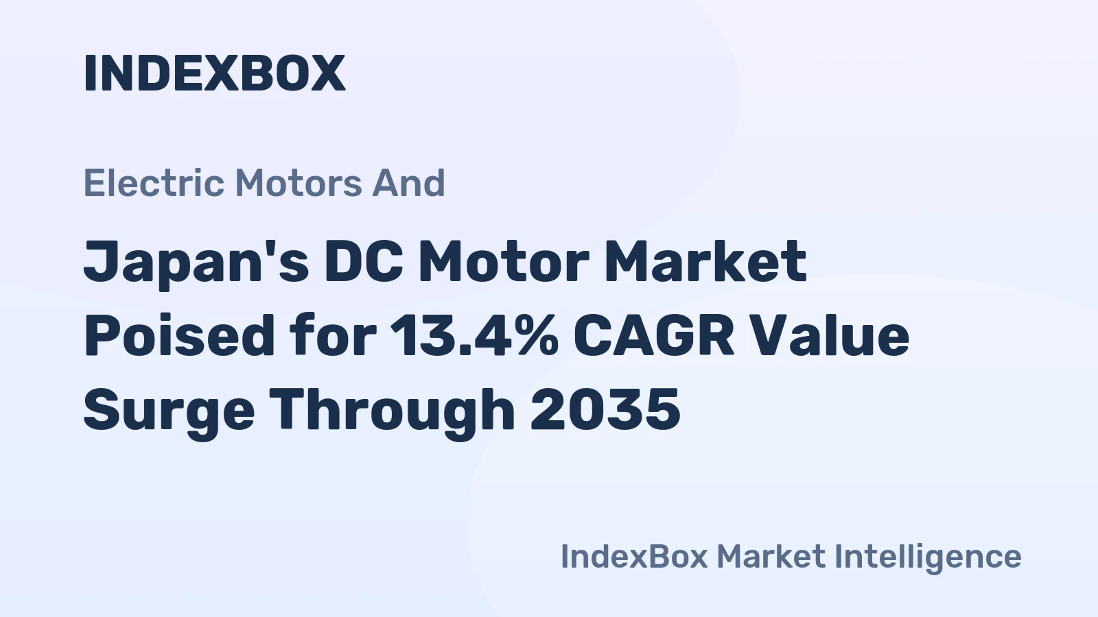 Japan's DC Motor Market Poised for 13.4% CAGR Value Surge Through 2035
