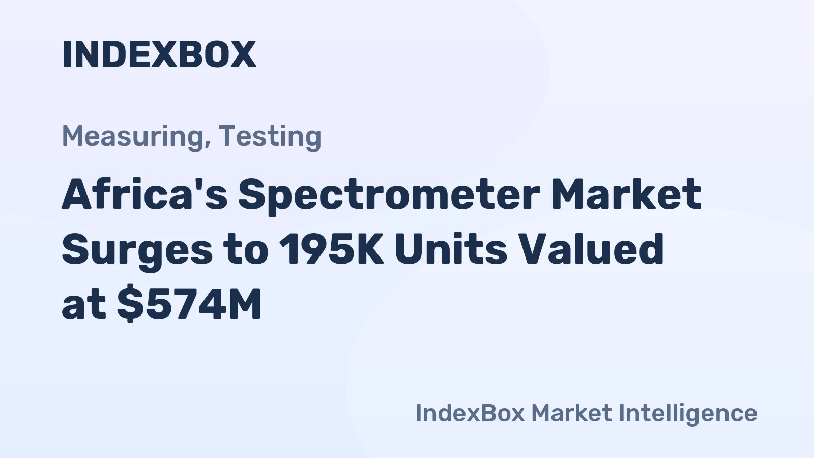 Africa's Spectrometer Market Surges to 195K Units Valued at $574M