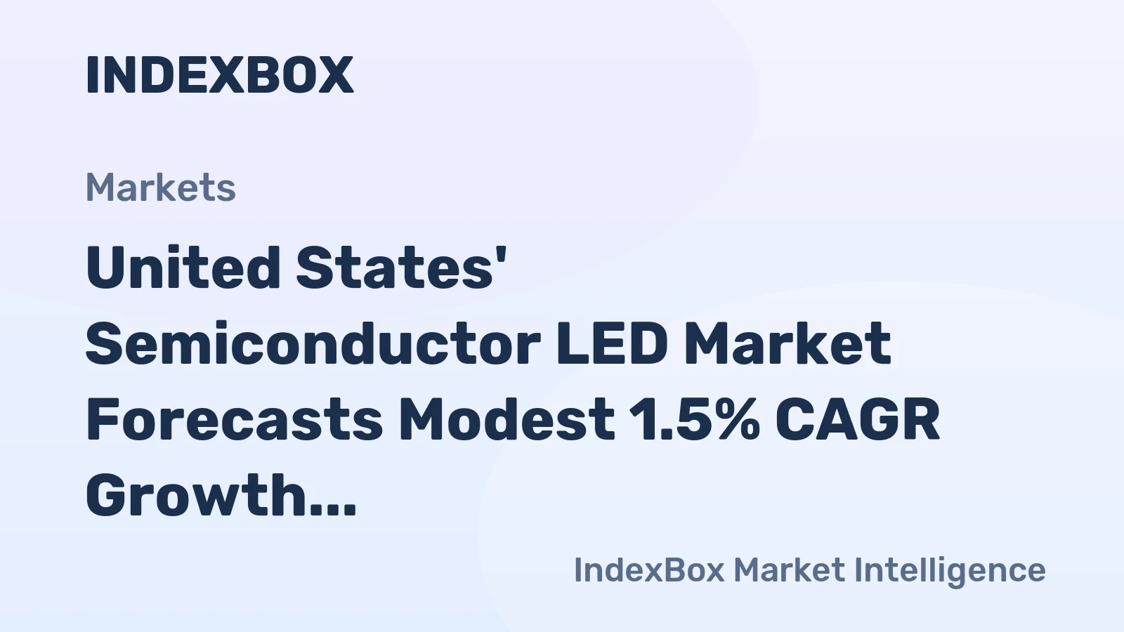 United States' Semiconductor LED Market Forecasts Modest 1.5% CAGR Growth Following 2024 Contraction
