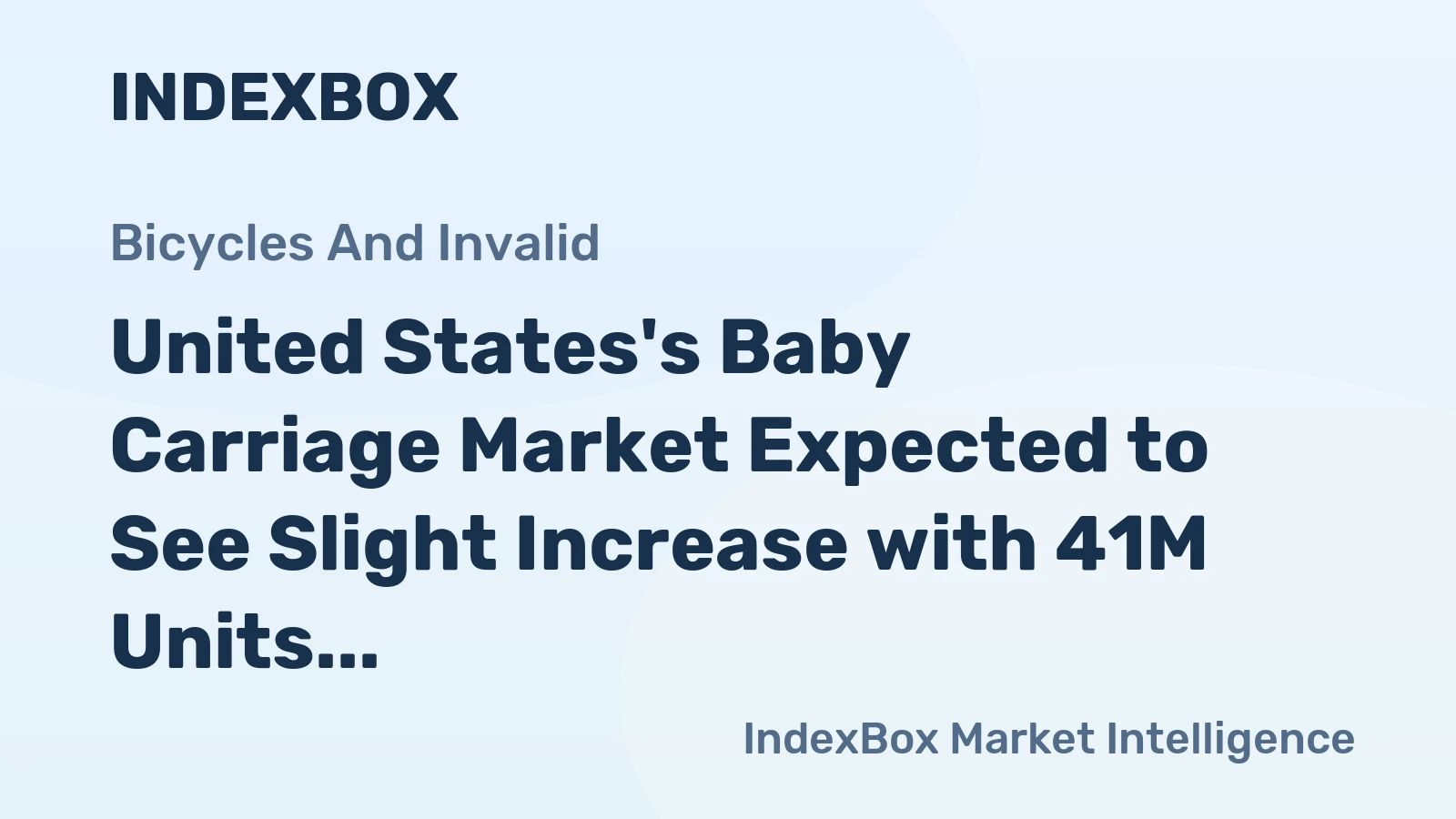 United States's Baby Carriage Market Expected to See Slight Increase with 41M Units Sold by 2035