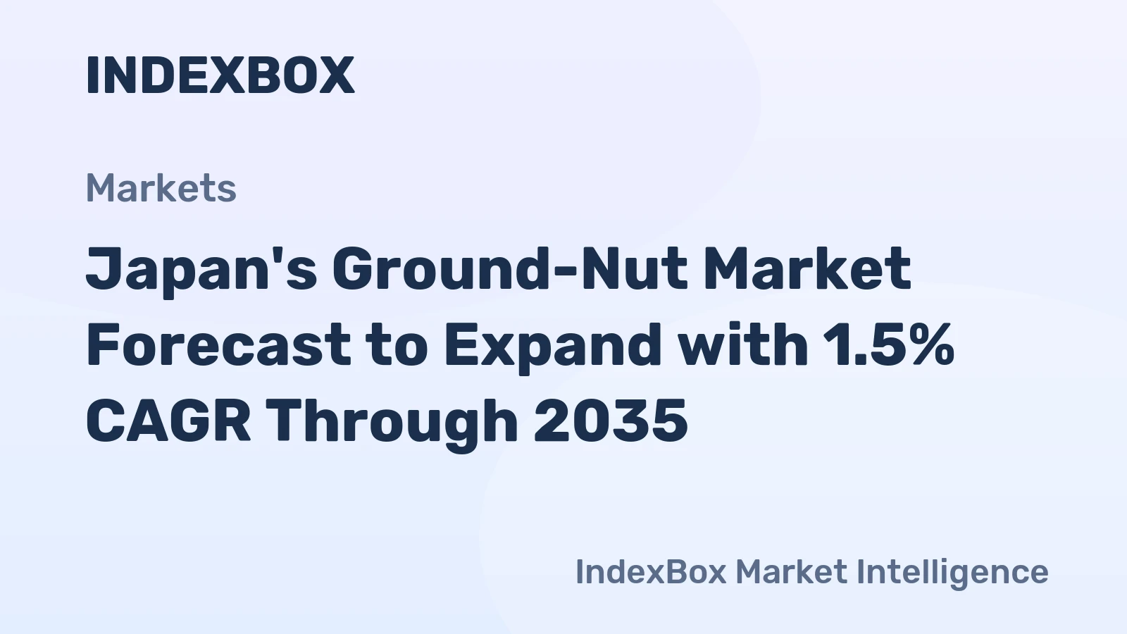 Japan's Ground-Nut Market Forecast to Expand with 1.5% CAGR Through 2035