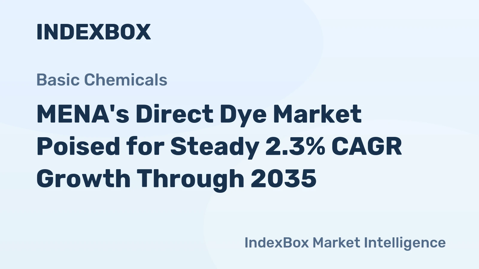 MENA's Direct Dye Market Poised for Steady 2.3% CAGR Growth Through 2035