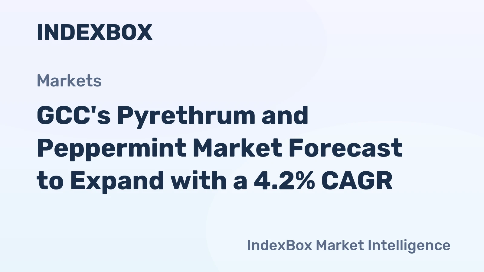 GCC's Pyrethrum and Peppermint Market Forecast to Expand with a 4.2% CAGR