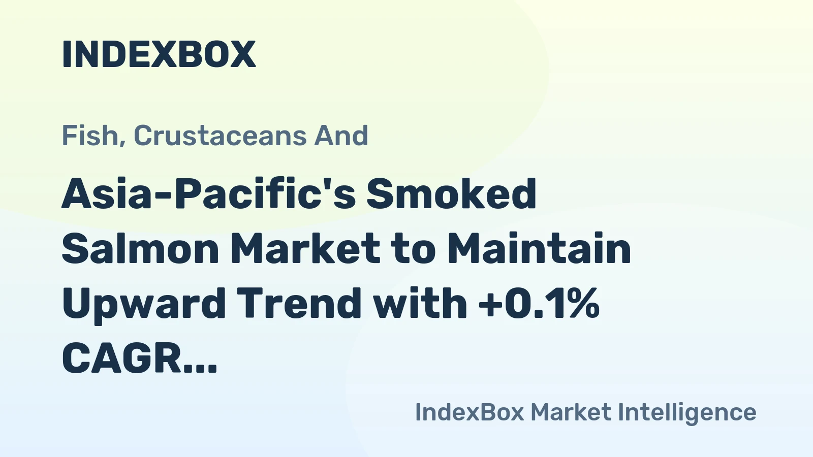 Asia-Pacific's Smoked Salmon Market to Maintain Upward Trend with +0.1% CAGR Through 2035, Reaching $14B in Value