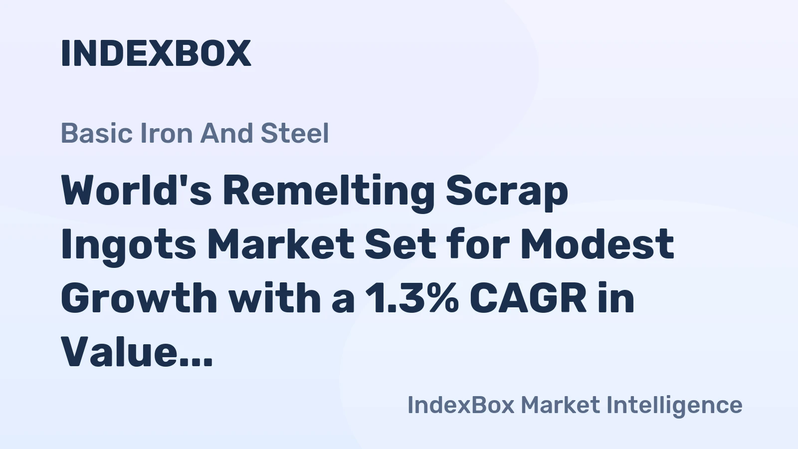 World's Remelting Scrap Ingots Market Set for Modest Growth with a 1.3% CAGR in Value Through 2035