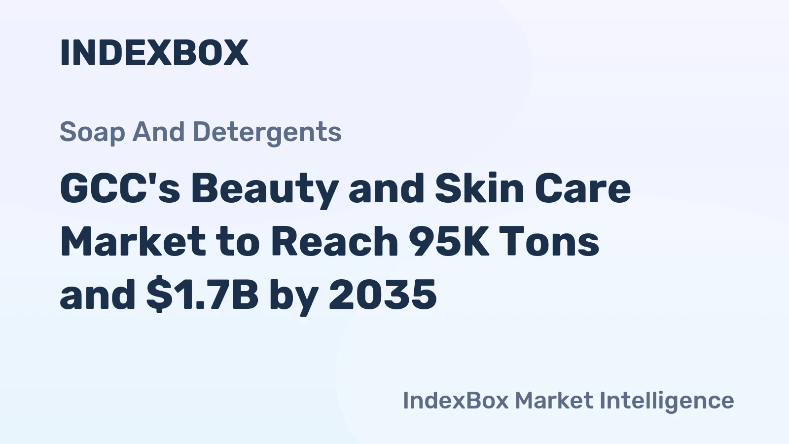 GCC's Beauty and Skin Care Market to Reach 95K Tons and $1.7B by 2035