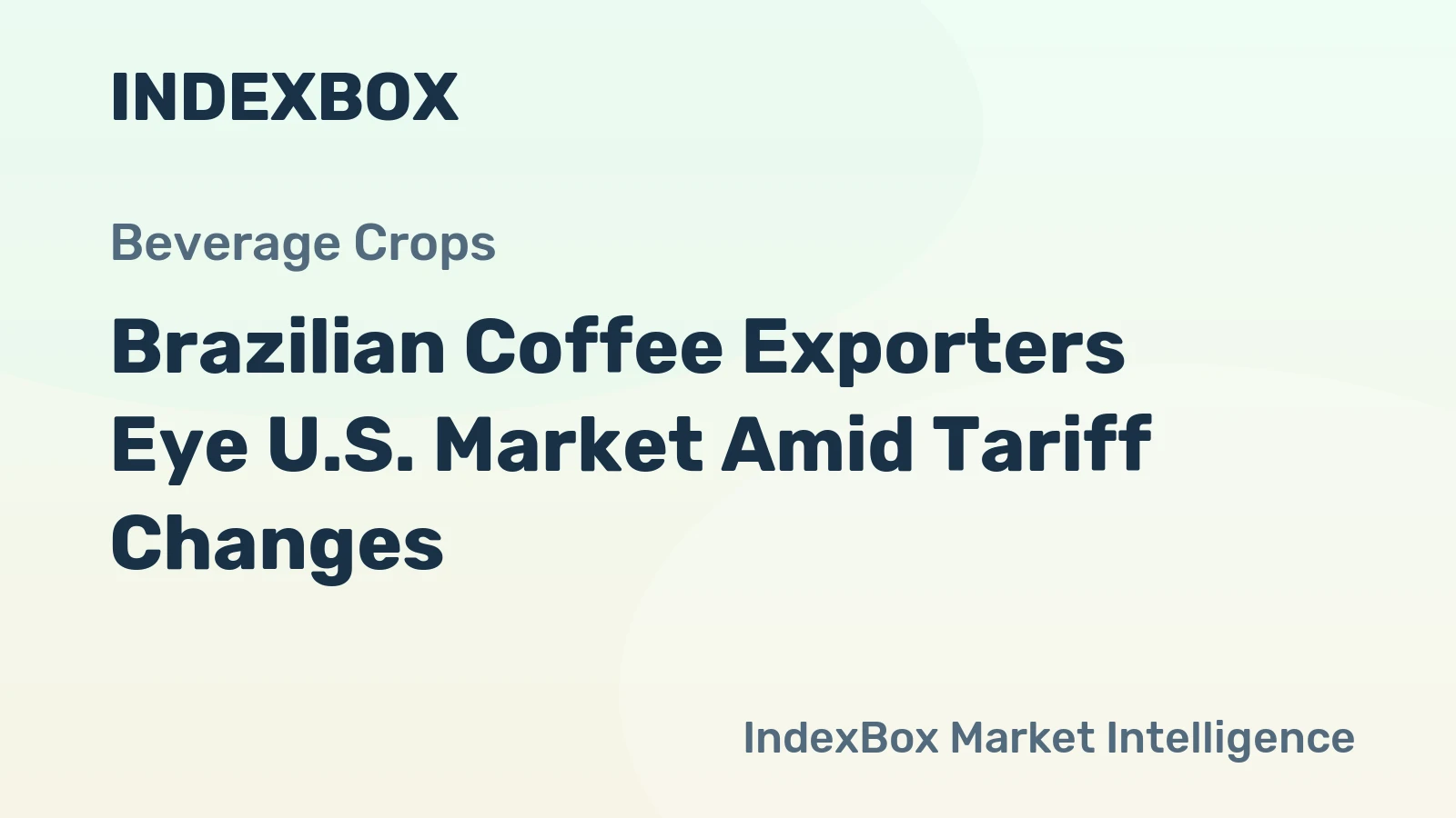 Brazilian Coffee Exporters Eye U.S. Market Amid Tariff Changes