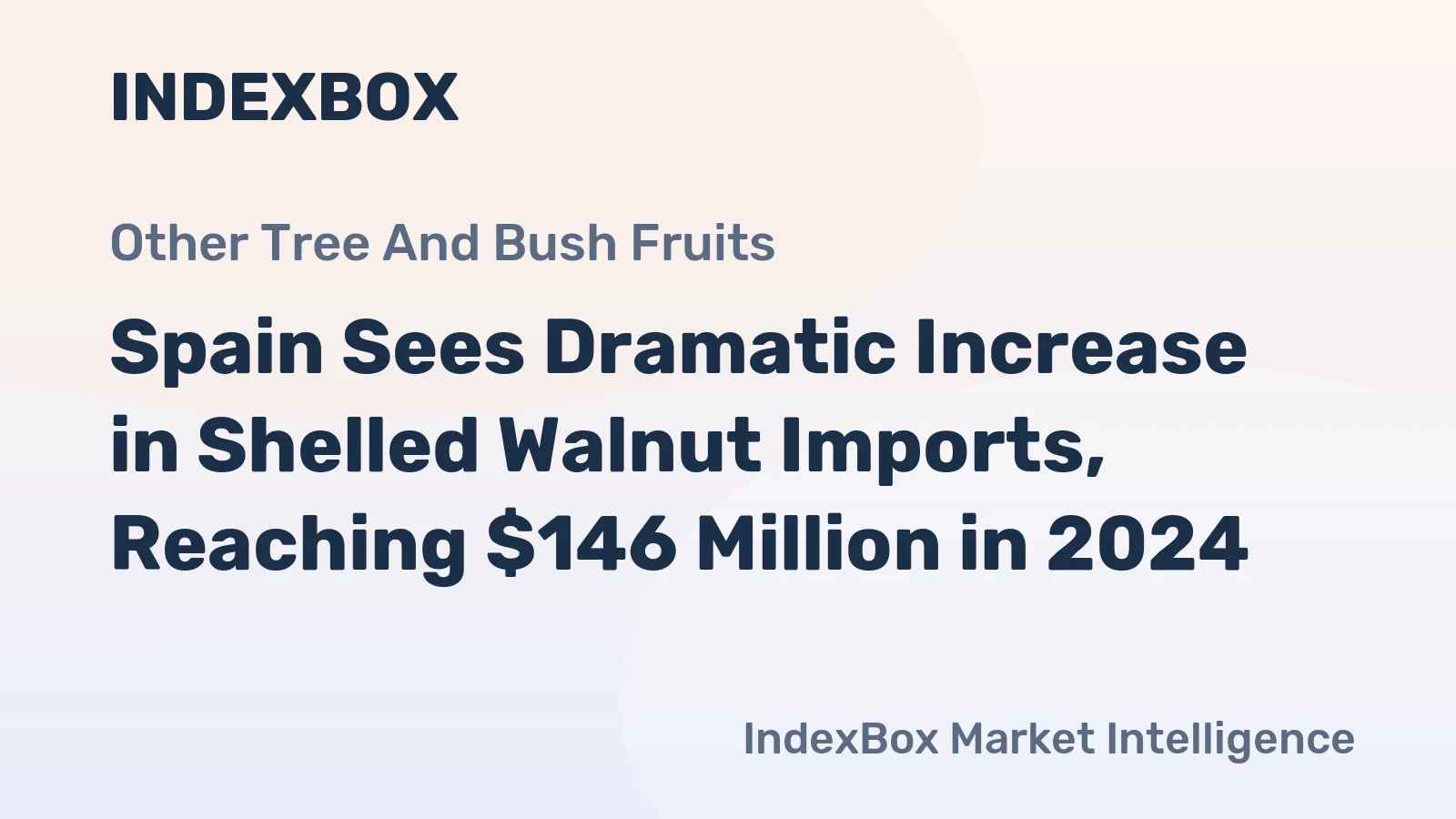 Spain Sees Dramatic Increase in Shelled Walnut Imports, Reaching $146 Million in 2024