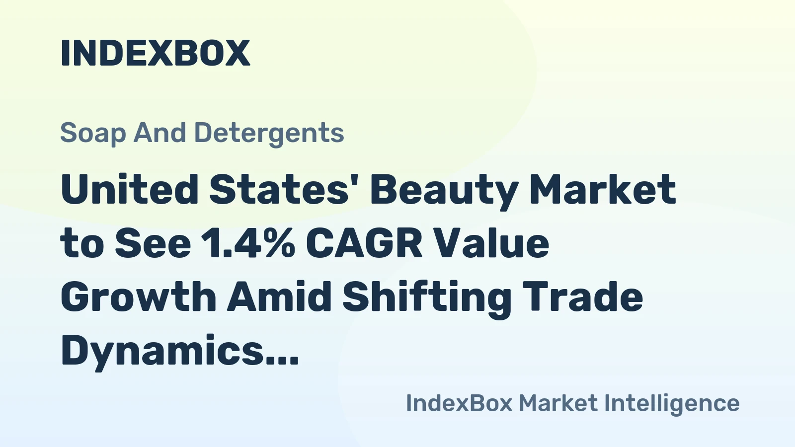 United States' Beauty Market to See 1.4% CAGR Value Growth Amid Shifting Trade Dynamics