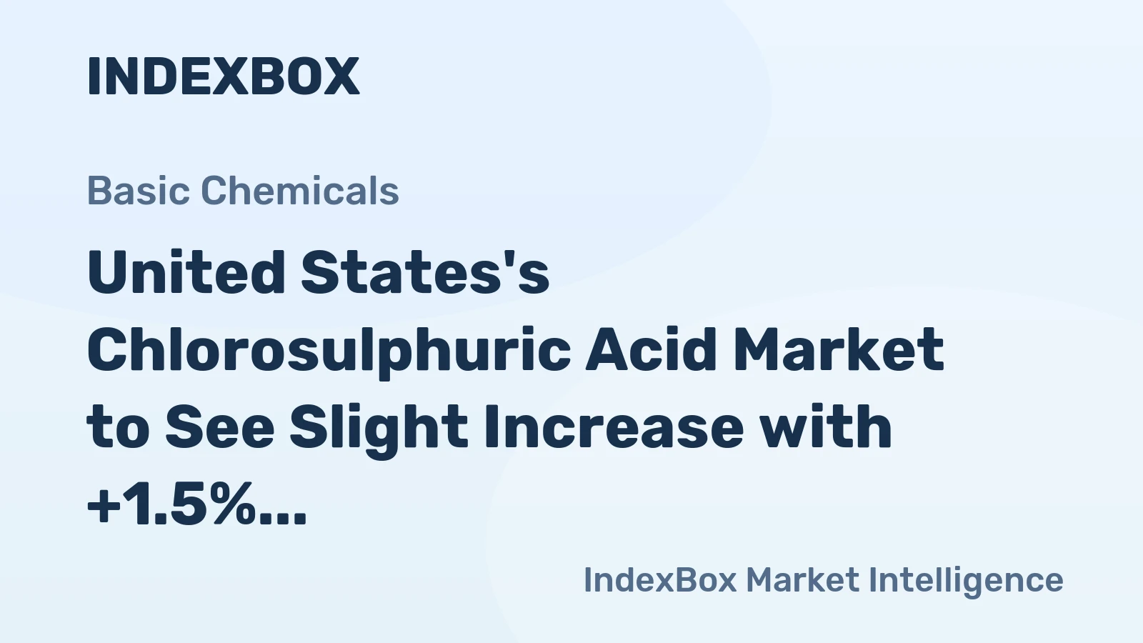United States's Chlorosulphuric Acid Market to See Slight Increase with +1.5% CAGR, Reaching 30 Tons and $65K by 2035