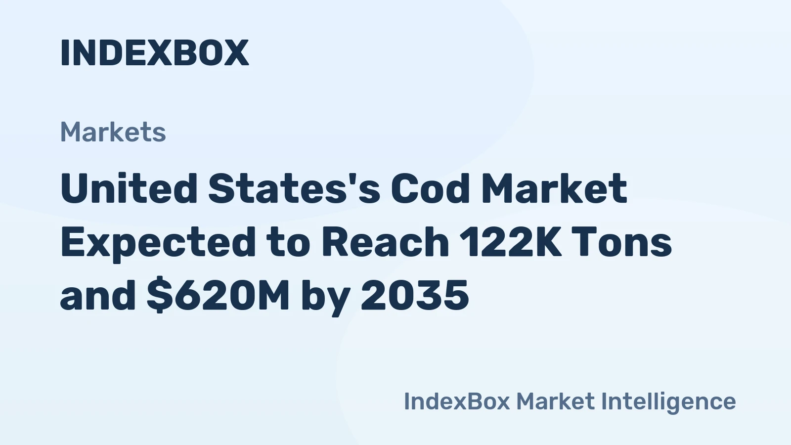 United States's Cod Market Expected to Reach 122K Tons and $620M by 2035