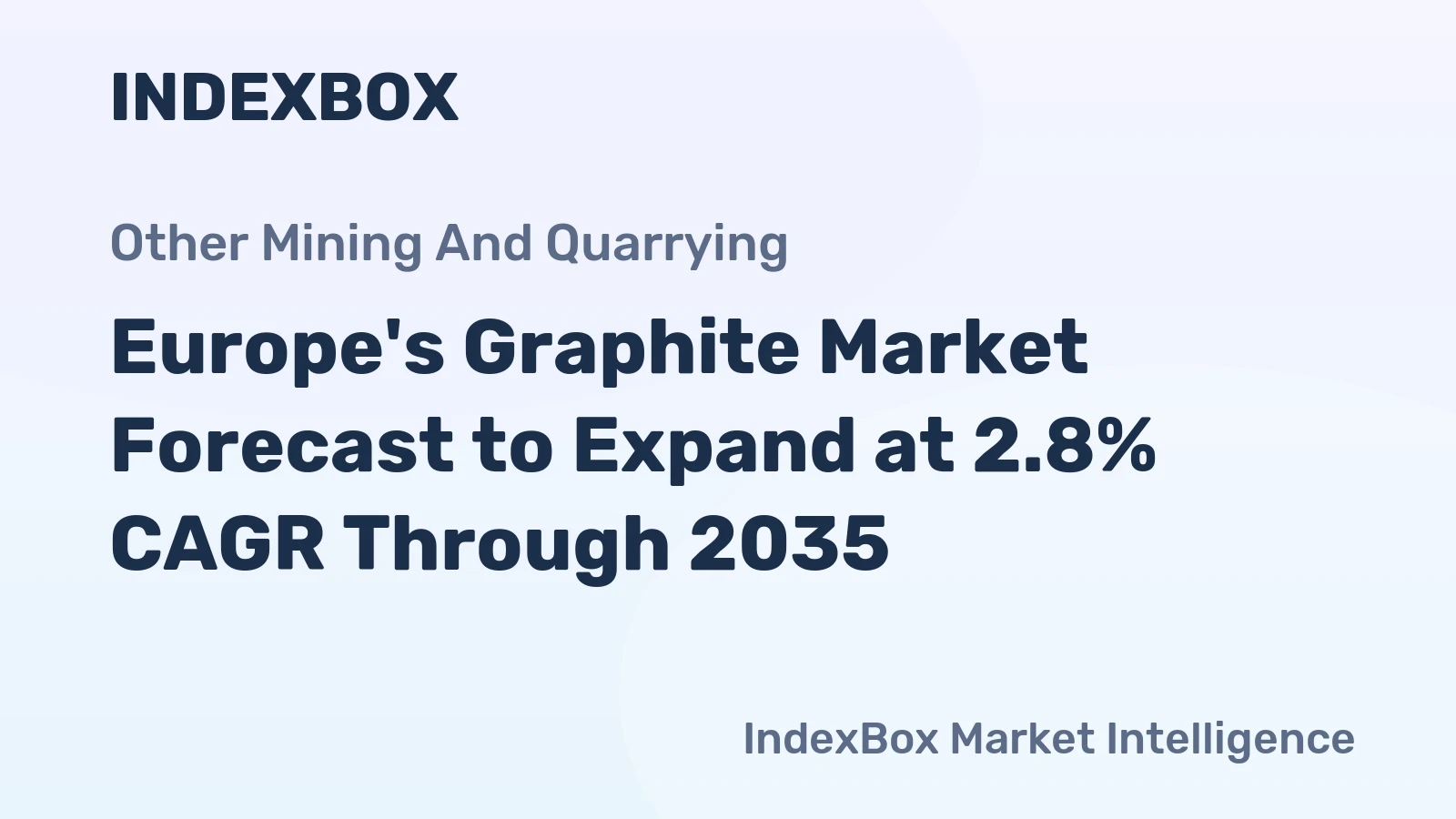 Europe's Graphite Market Forecast to Expand at 2.8% CAGR Through 2035