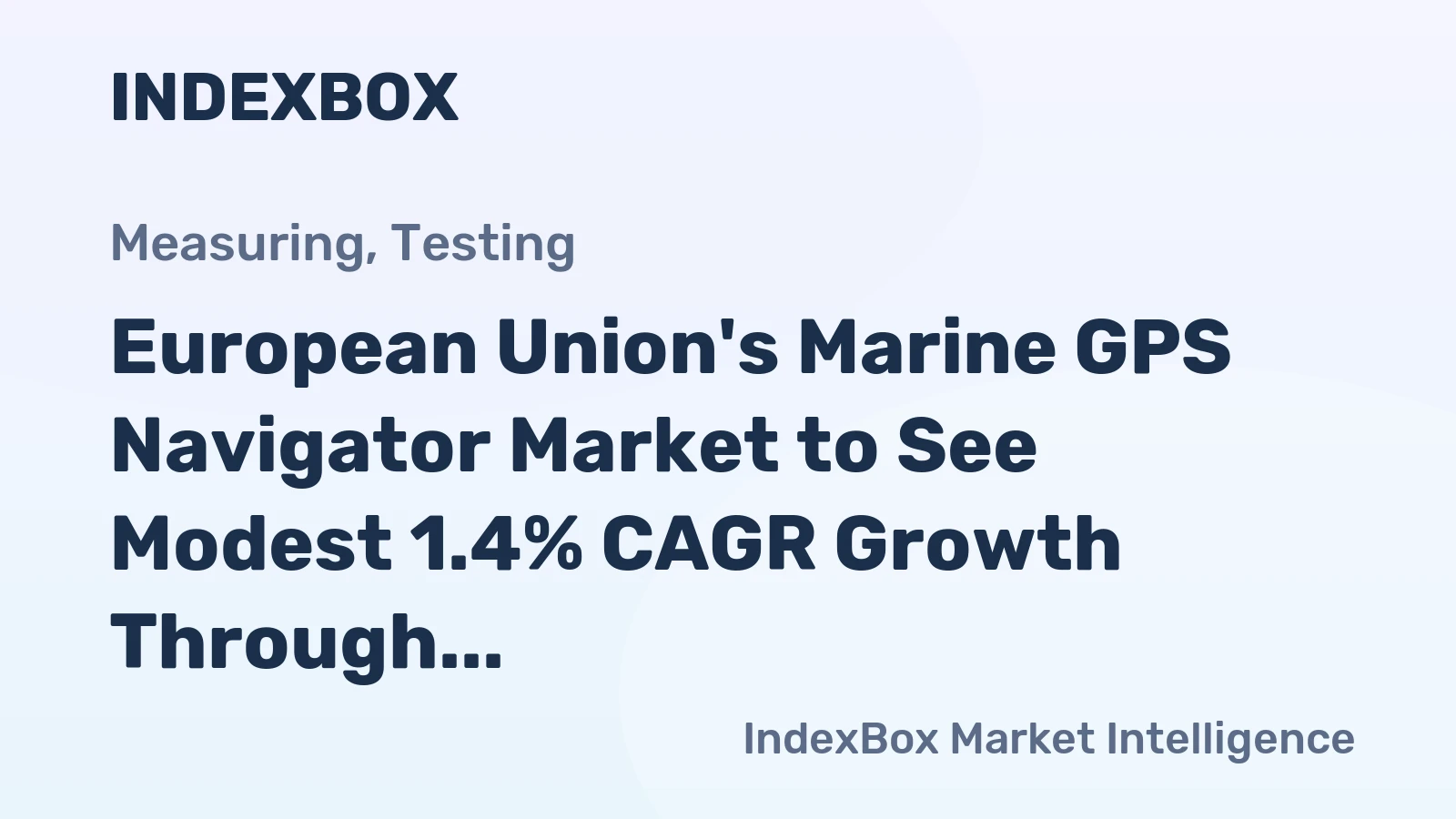 European Union's Marine GPS Navigator Market to See Modest 1.4% CAGR Growth Through 2035
