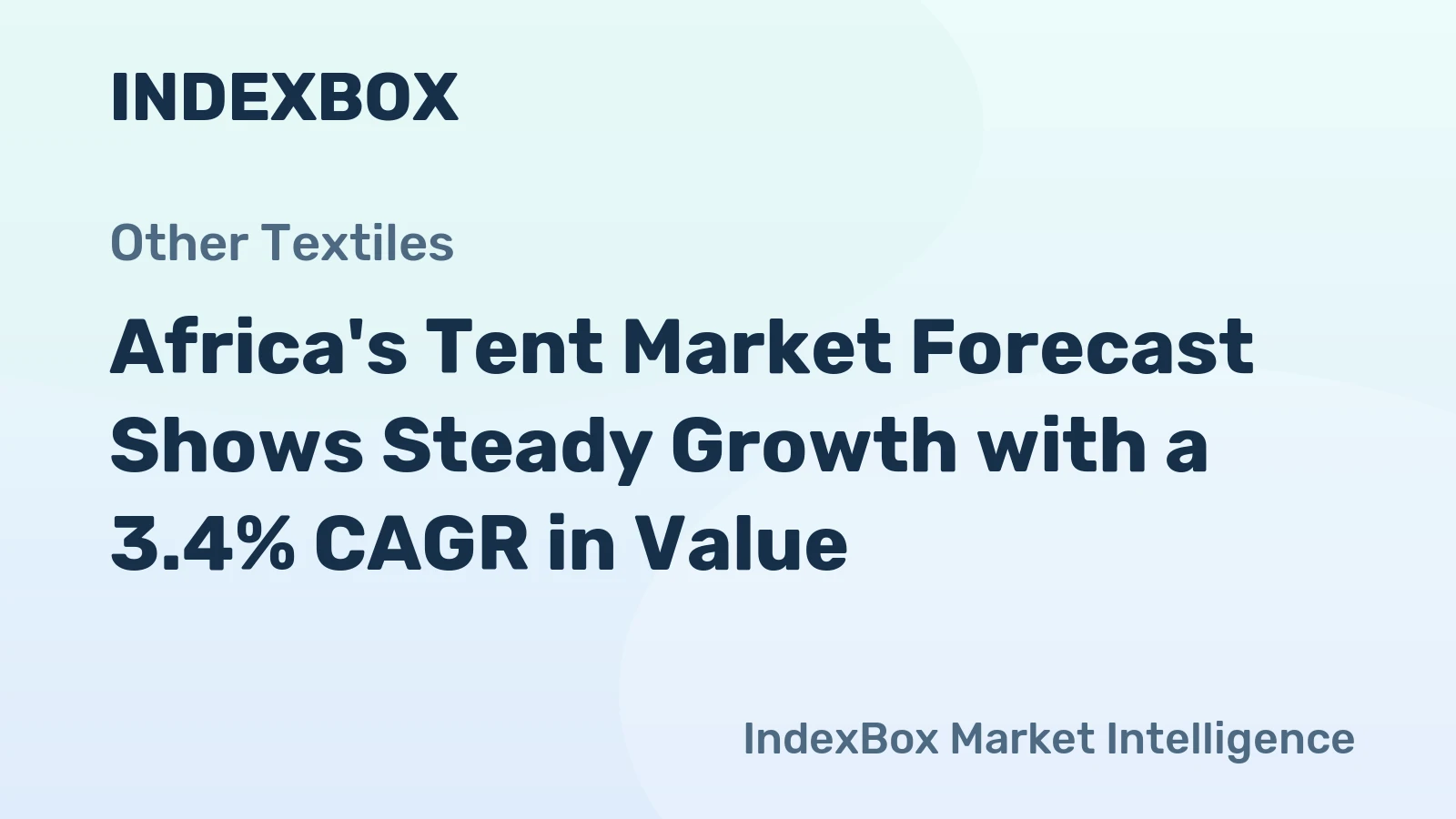 Africa's Tent Market Forecast Shows Steady Growth with a 3.4% CAGR in Value