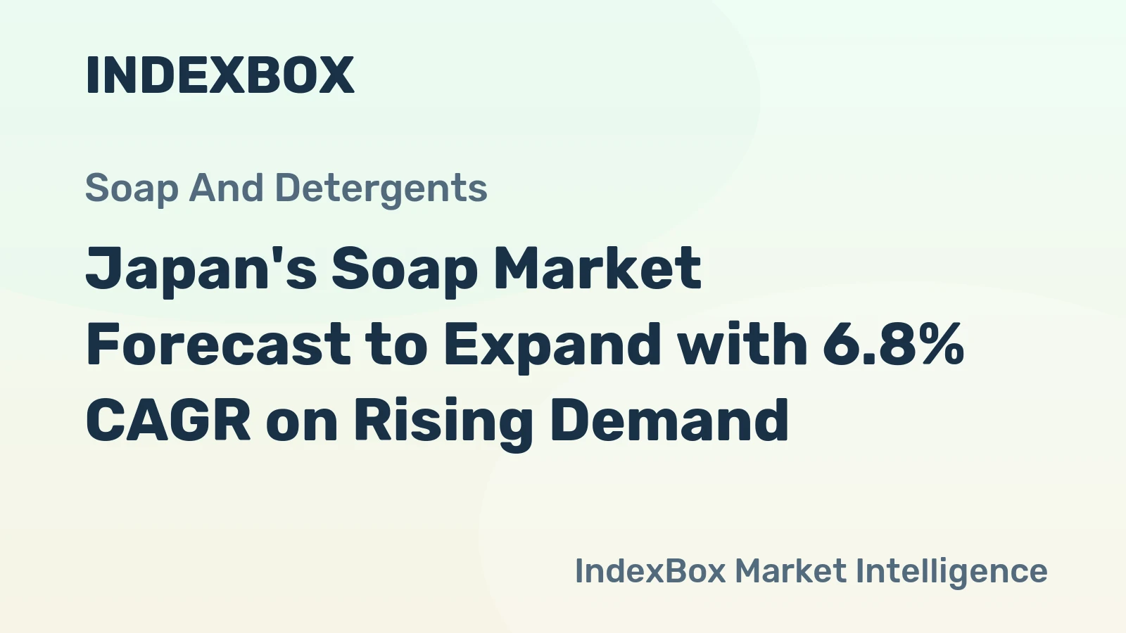 Japan's Soap Market Forecast to Expand with 6.8% CAGR on Rising Demand