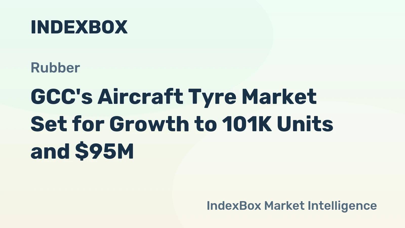 GCC's Aircraft Tyre Market Set for Growth to 101K Units and $95M