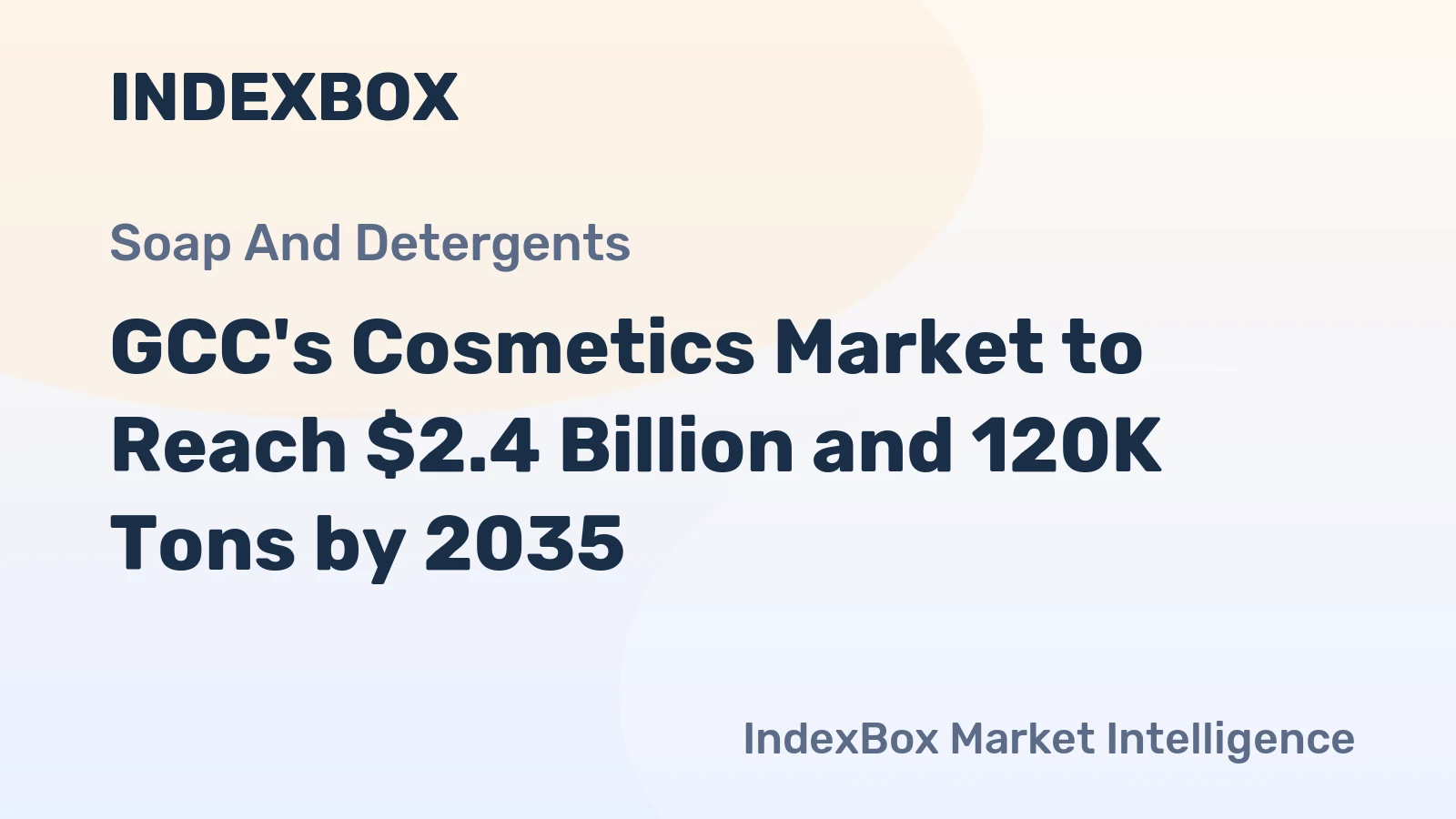 GCC's Cosmetics Market to Reach $2.4 Billion and 120K Tons by 2035