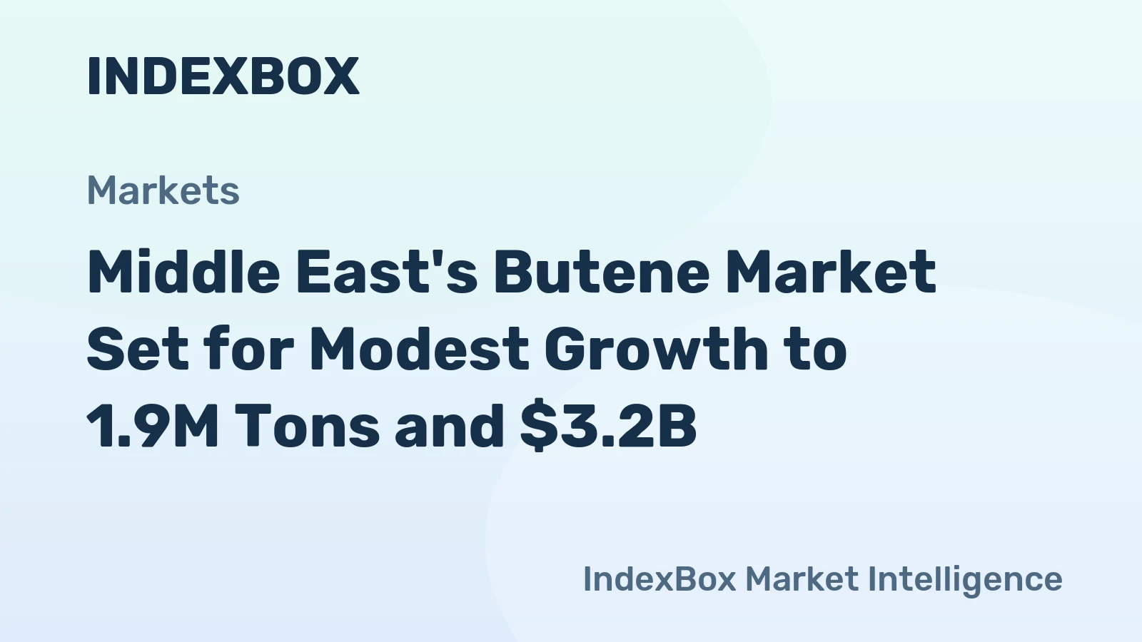 Middle East's Butene Market Set for Modest Growth to 1.9M Tons and $3.2B