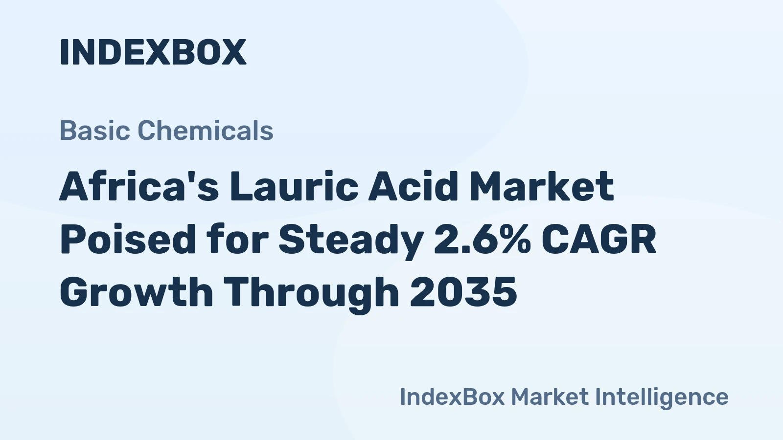 Africa's Lauric Acid Market Poised for Steady 2.6% CAGR Growth Through 2035
