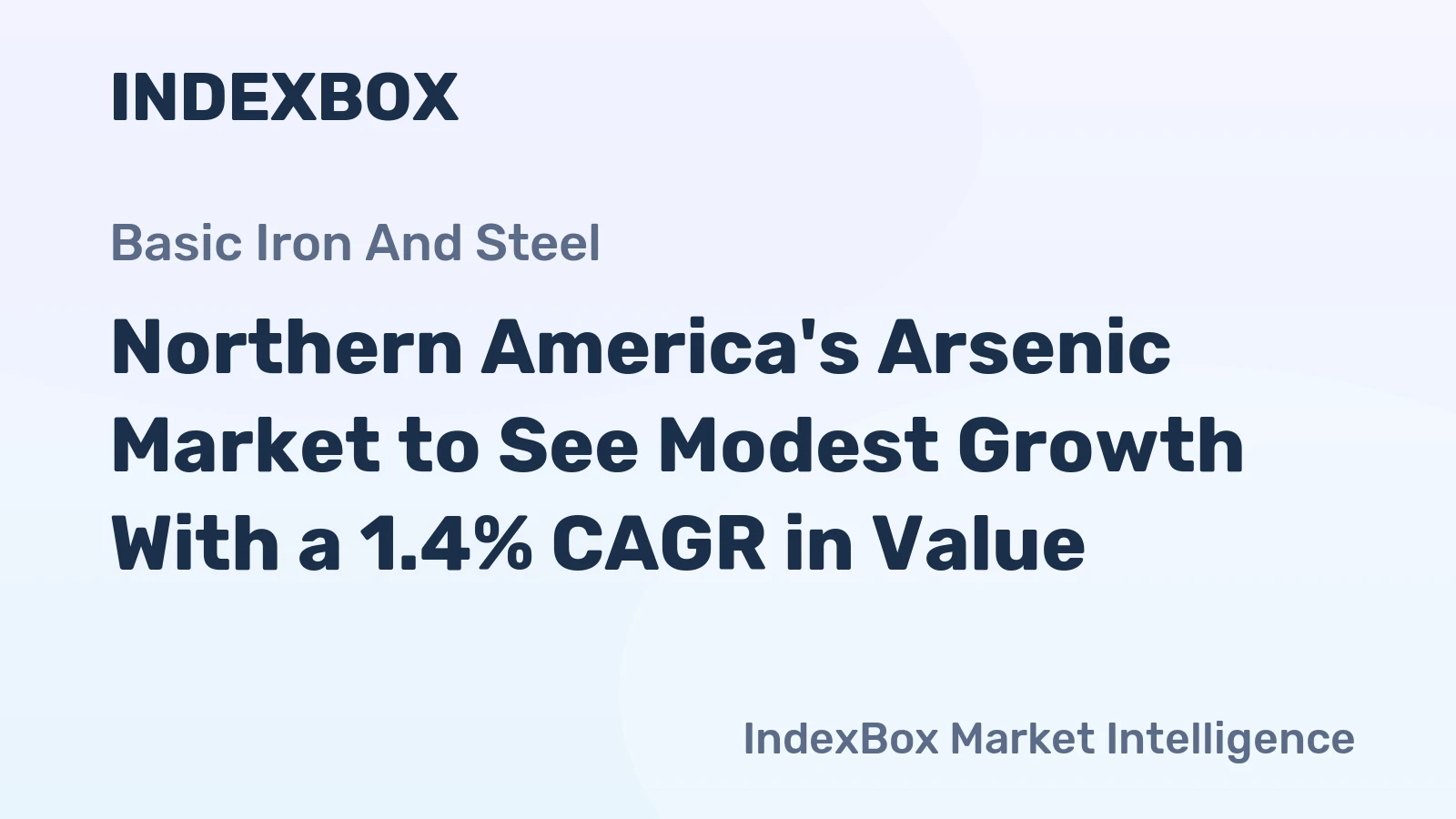 Northern America's Arsenic Market to See Modest Growth With a 1.4% CAGR in Value