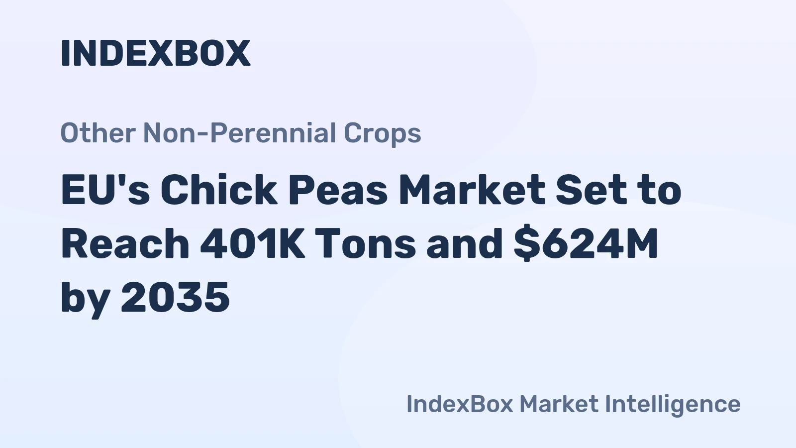 EU's Chick Peas Market Set to Reach 401K Tons and $624M by 2035