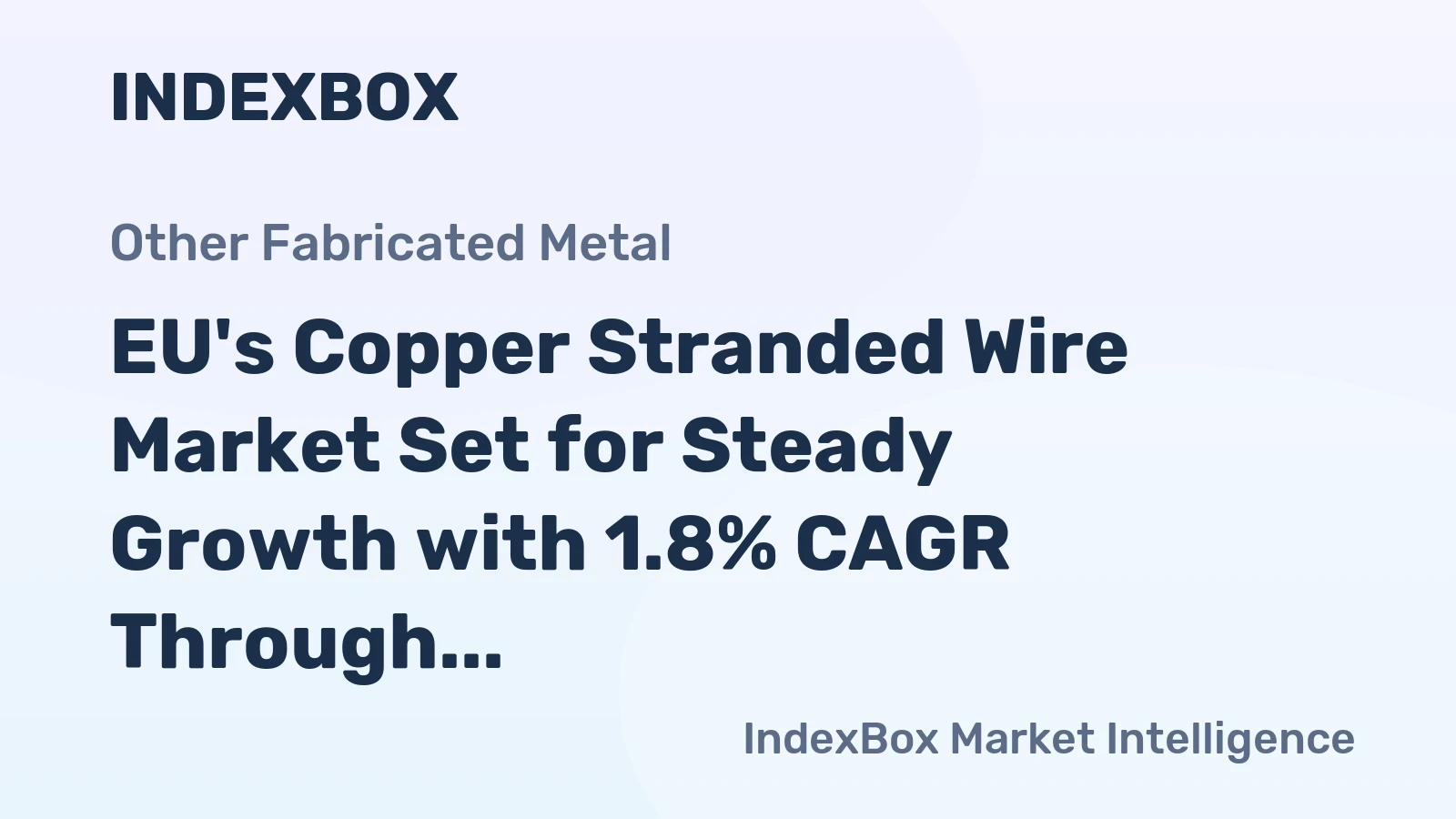 EU's Copper Stranded Wire Market Set for Steady Growth with 1.8% CAGR Through 2035