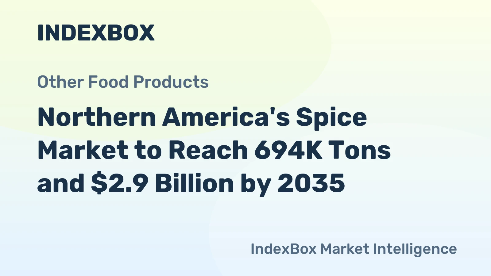 Northern America's Spice Market to Reach 694K Tons and $2.9 Billion by 2035