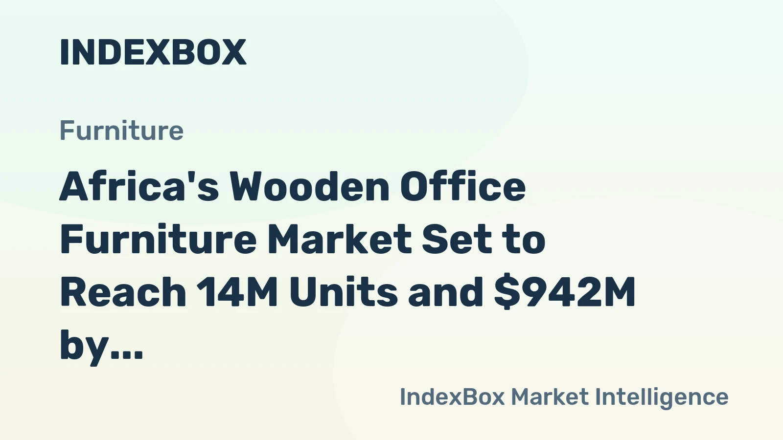 Africa's Wooden Office Furniture Market Set to Reach 14M Units and $942M by 2035