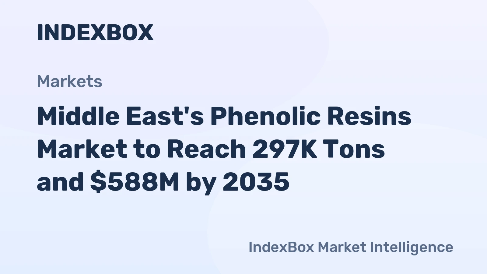 Middle East's Phenolic Resins Market to Reach 297K Tons and $588M by 2035