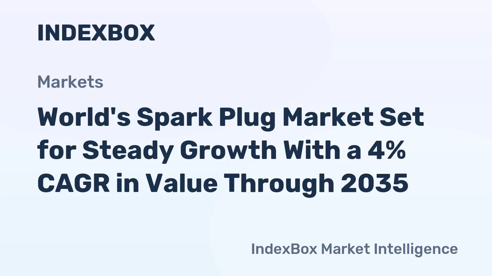 World's Spark Plug Market Set for Steady Growth With a 4% CAGR in Value Through 2035