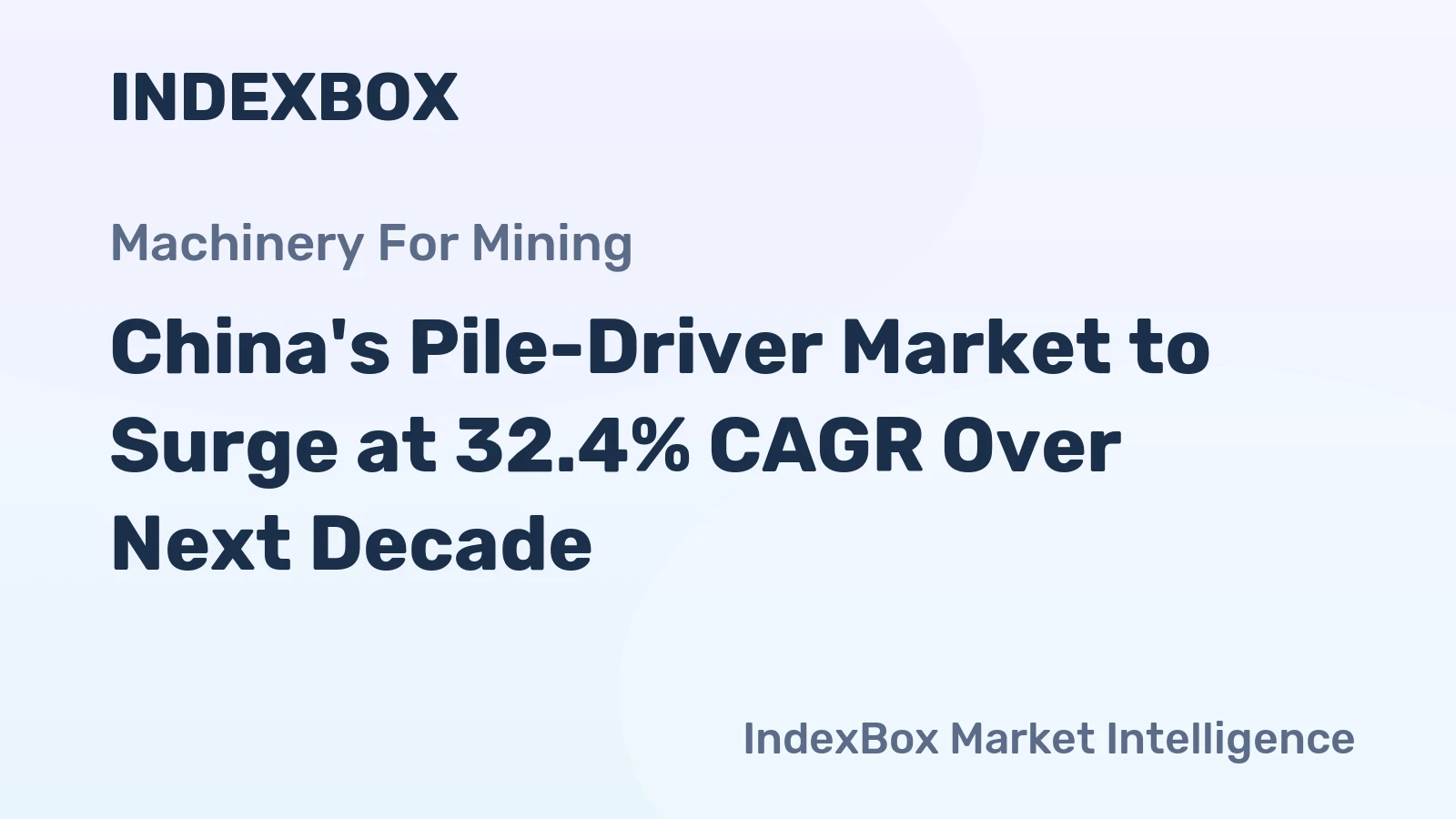 China's Pile-Driver Market to Surge at 32.4% CAGR Over Next Decade