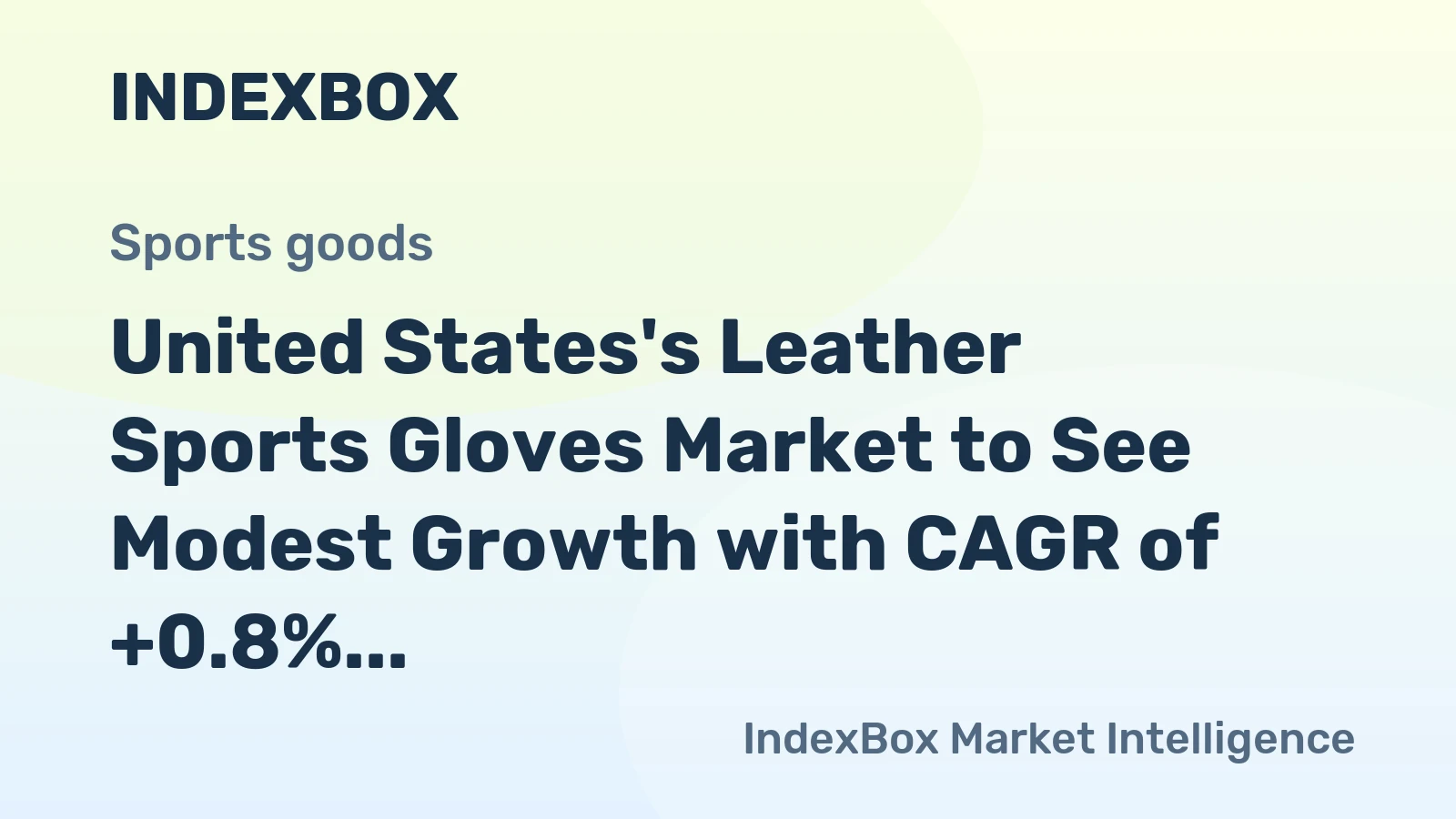 United States's Leather Sports Gloves Market to See Modest Growth with CAGR of +0.8% from 2024 to 2035