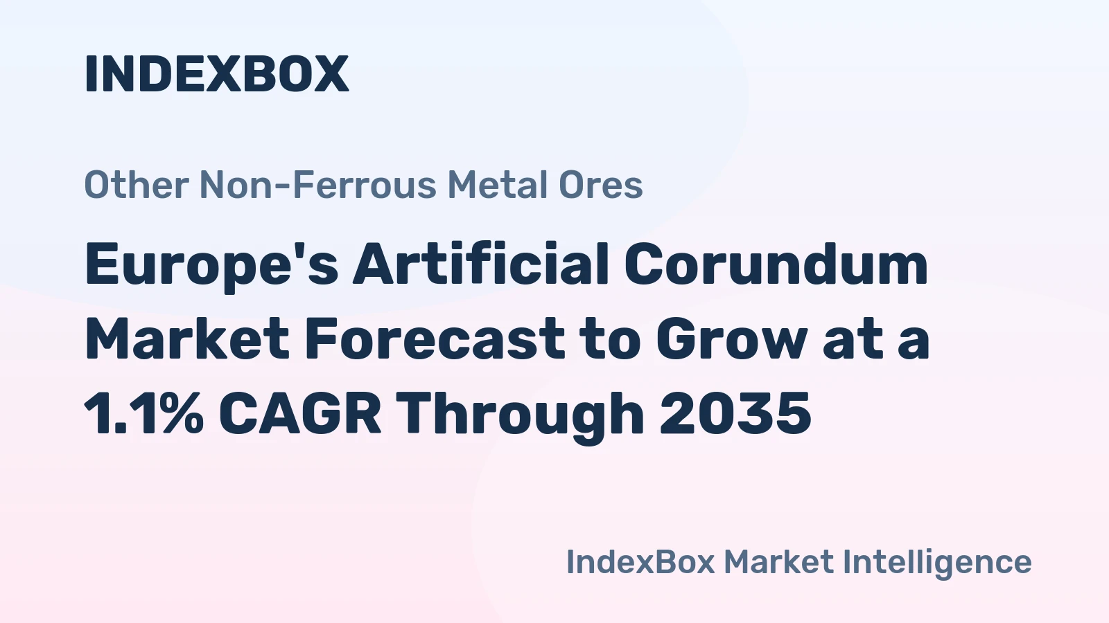 Europe's Artificial Corundum Market Forecast to Grow at a 1.1% CAGR Through 2035