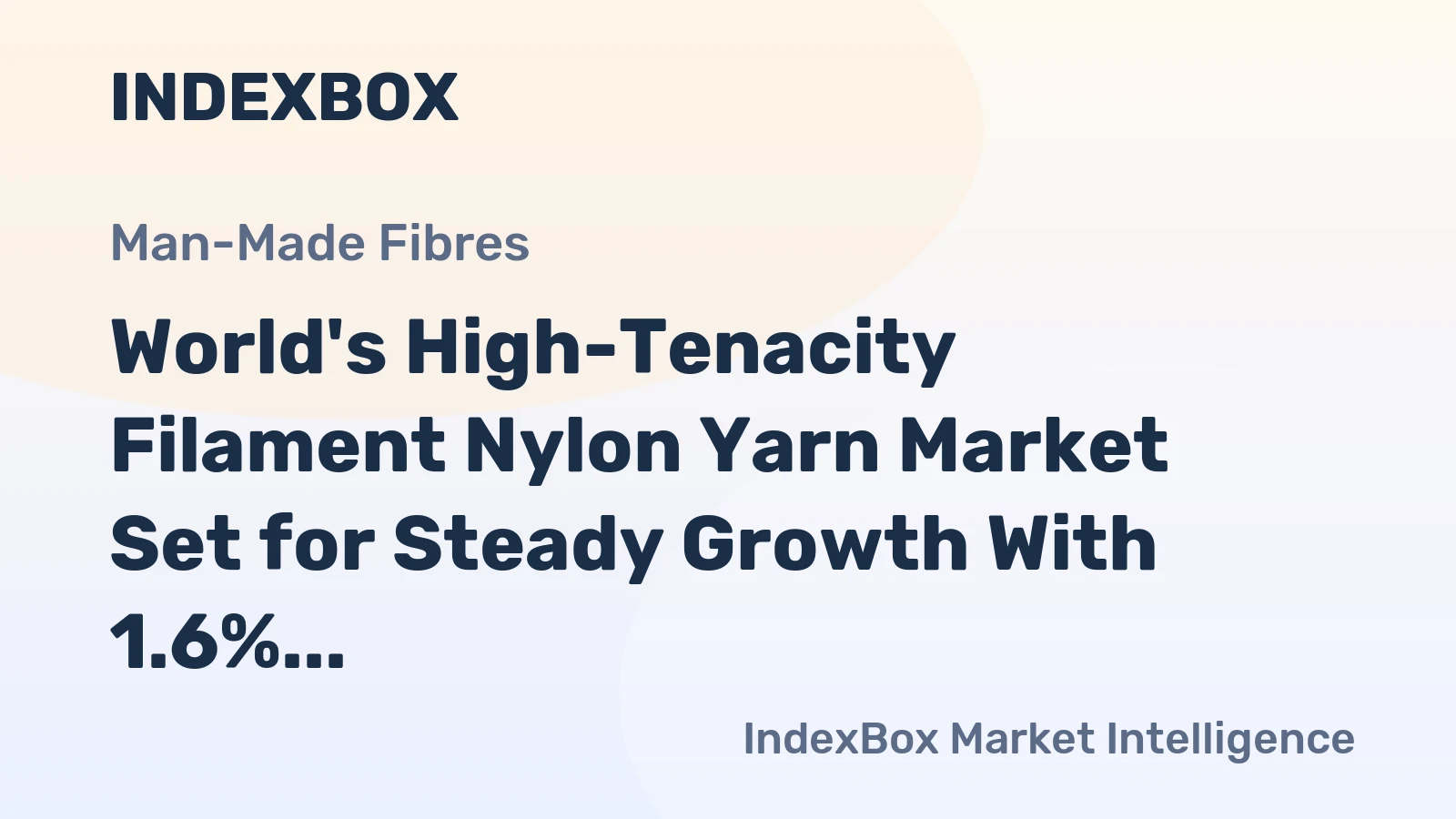 World's High-Tenacity Filament Nylon Yarn Market Set for Steady Growth With 1.6% CAGR Through 2035