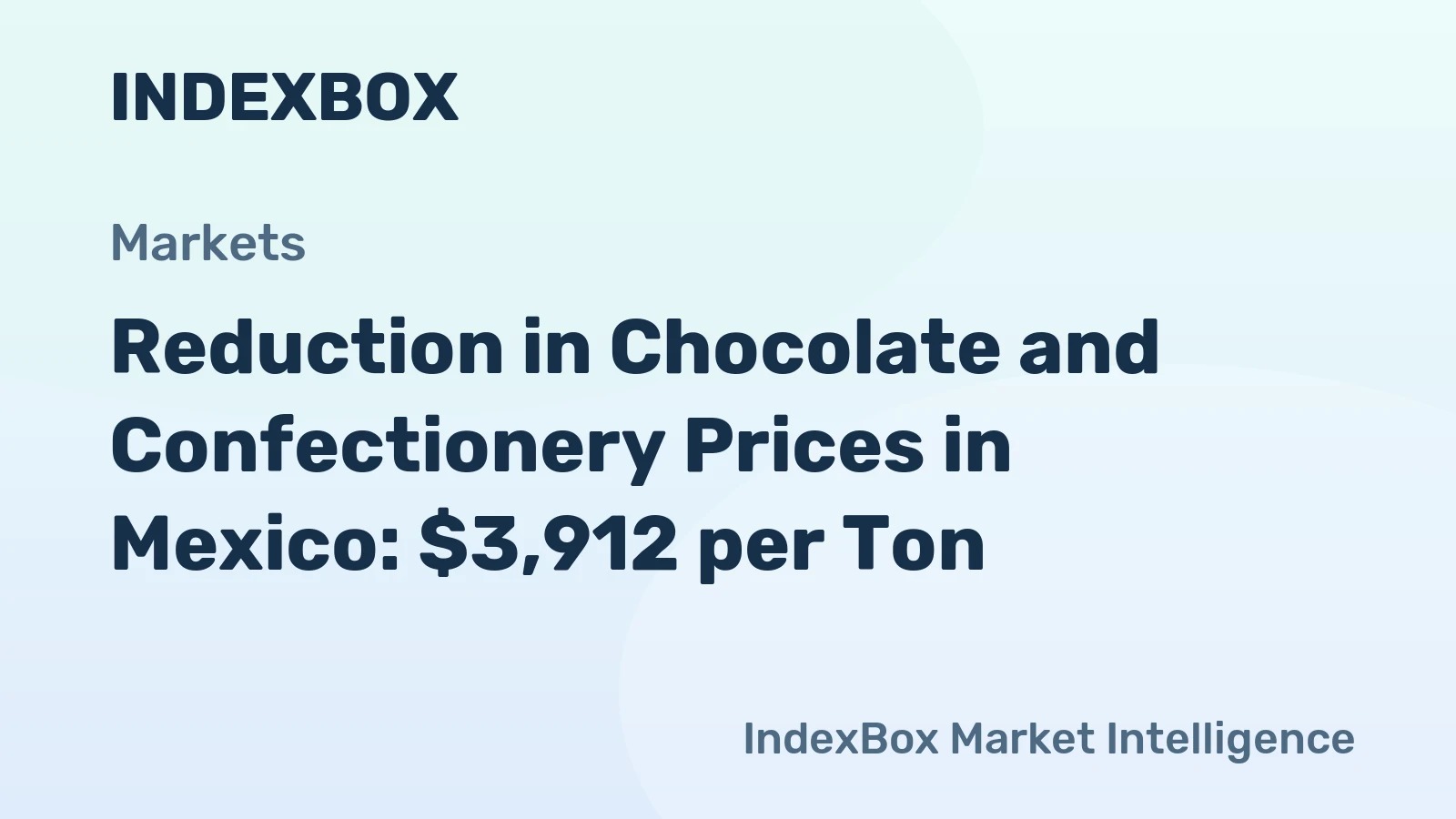 Reduction in Chocolate and Confectionery Prices in Mexico: $3,912 per Ton