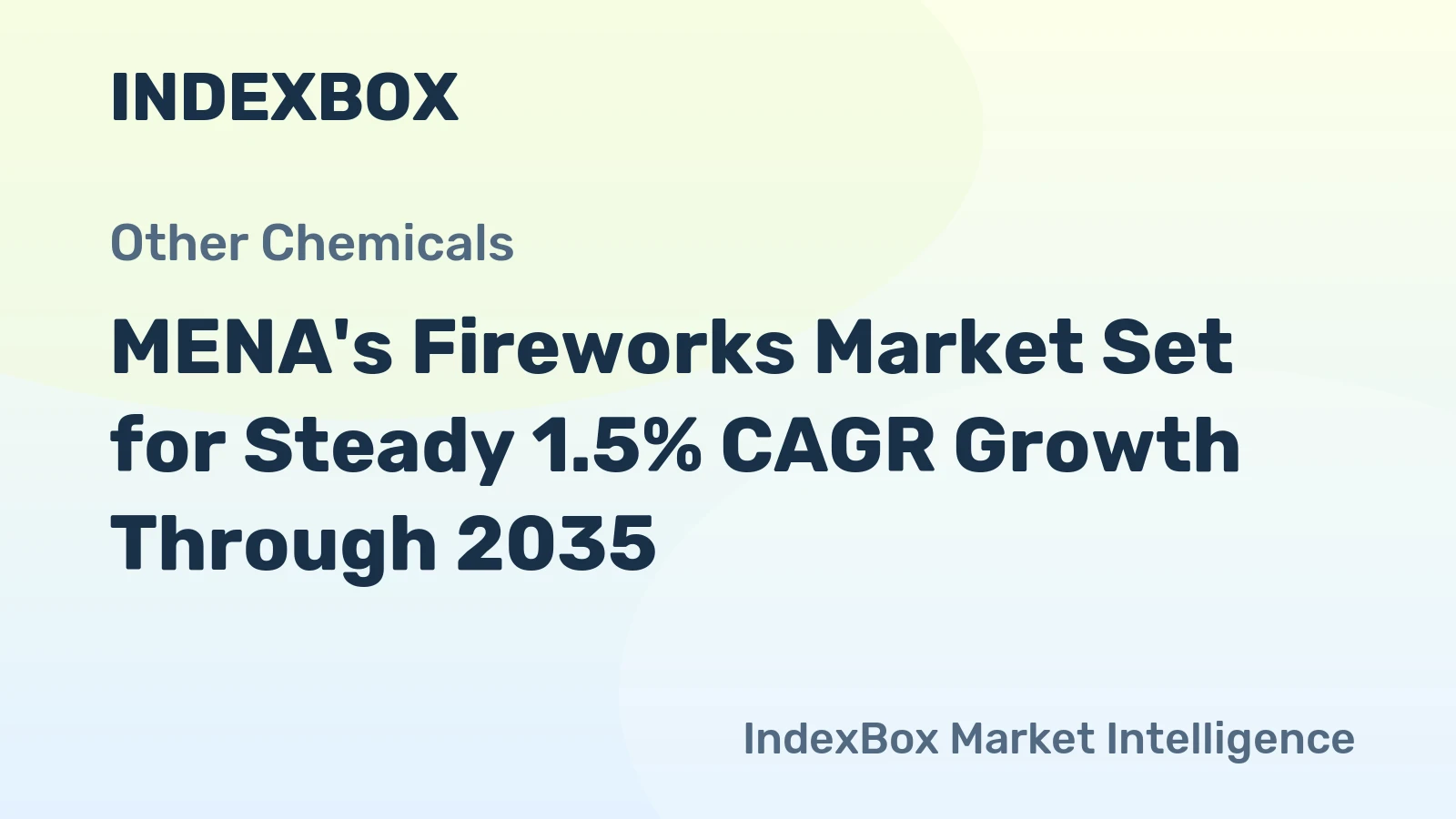 MENA's Fireworks Market Set for Steady 1.5% CAGR Growth Through 2035